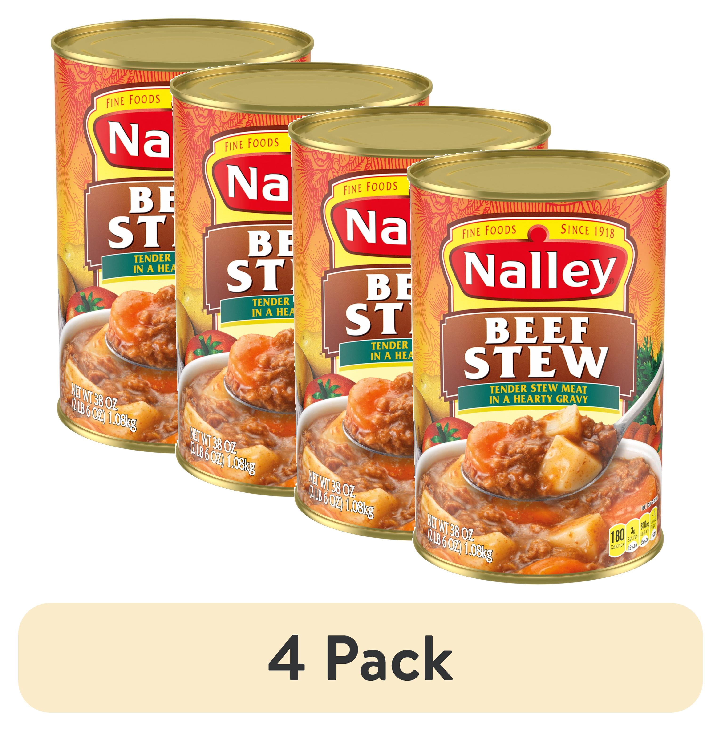 (4 pack) Nalley Chunky Beef Stew With Vegetables in a Hearty Gravy, 9g ...