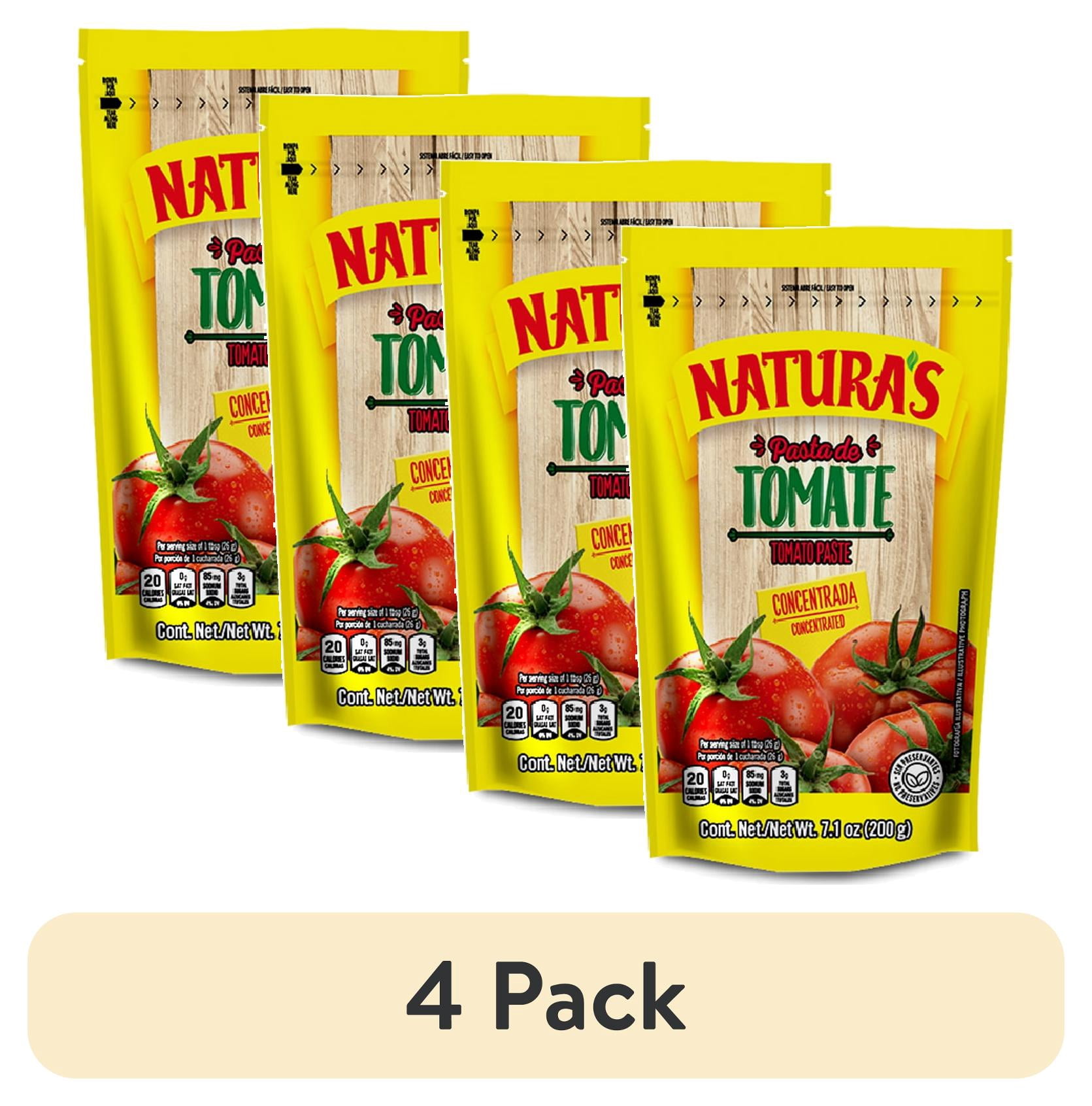 (4 pack) Natura's Tomato Paste Trad 24/7.1 oz - Walmart.com