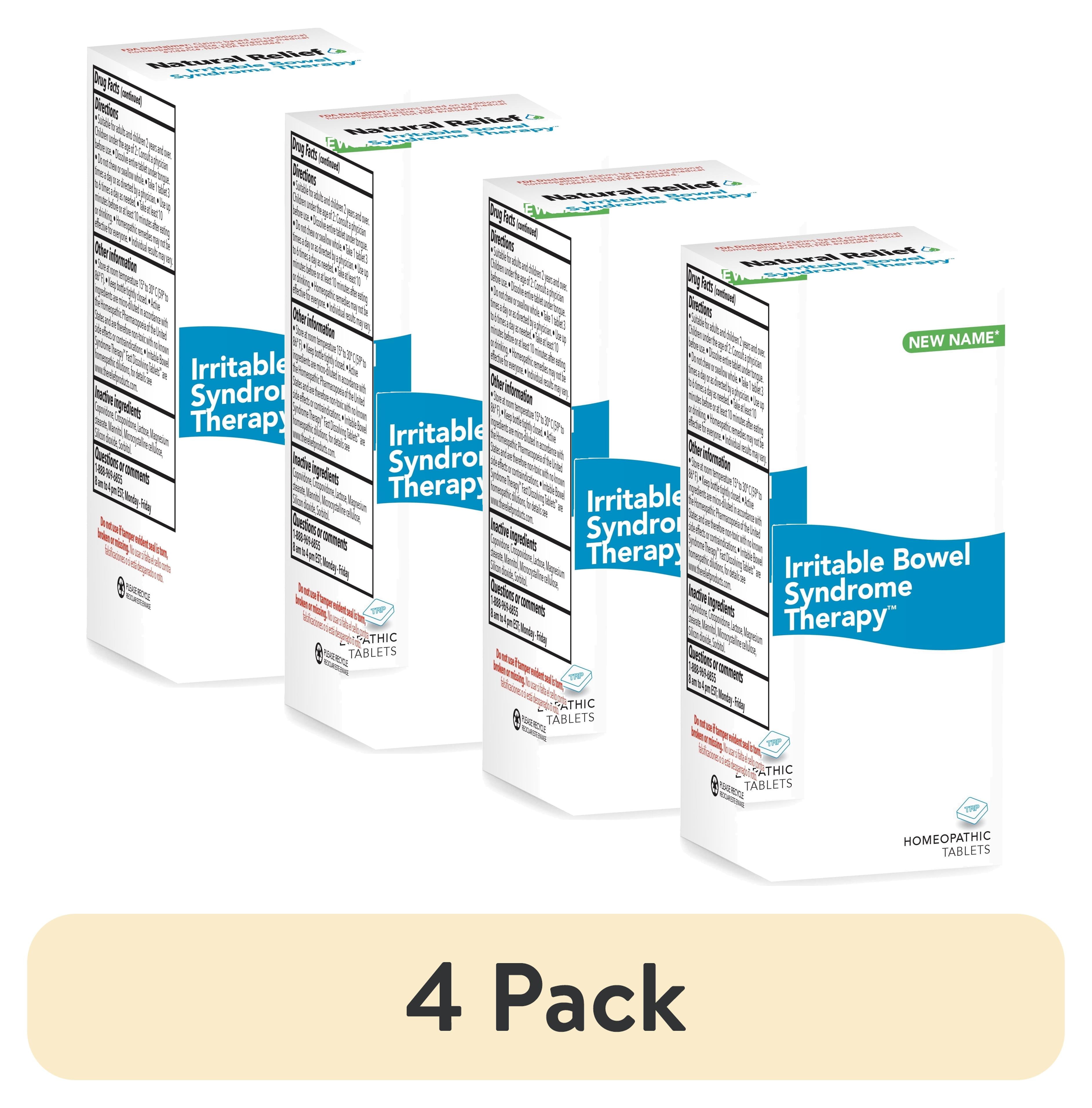 (4 pack) Natural Relief, Irritable Bowel Syndrome, Tablets, 70 count ...