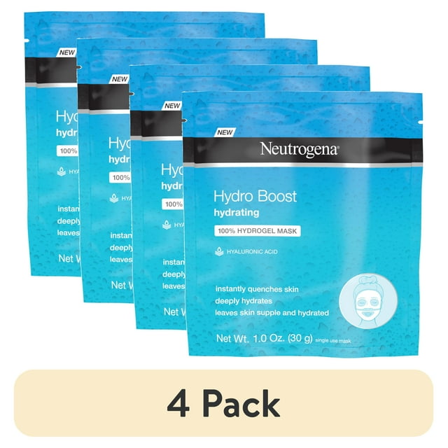 (4 pack) Neutrogena Hydro Boost Hydrating Face Mask, 1 Mask - Walmart ...