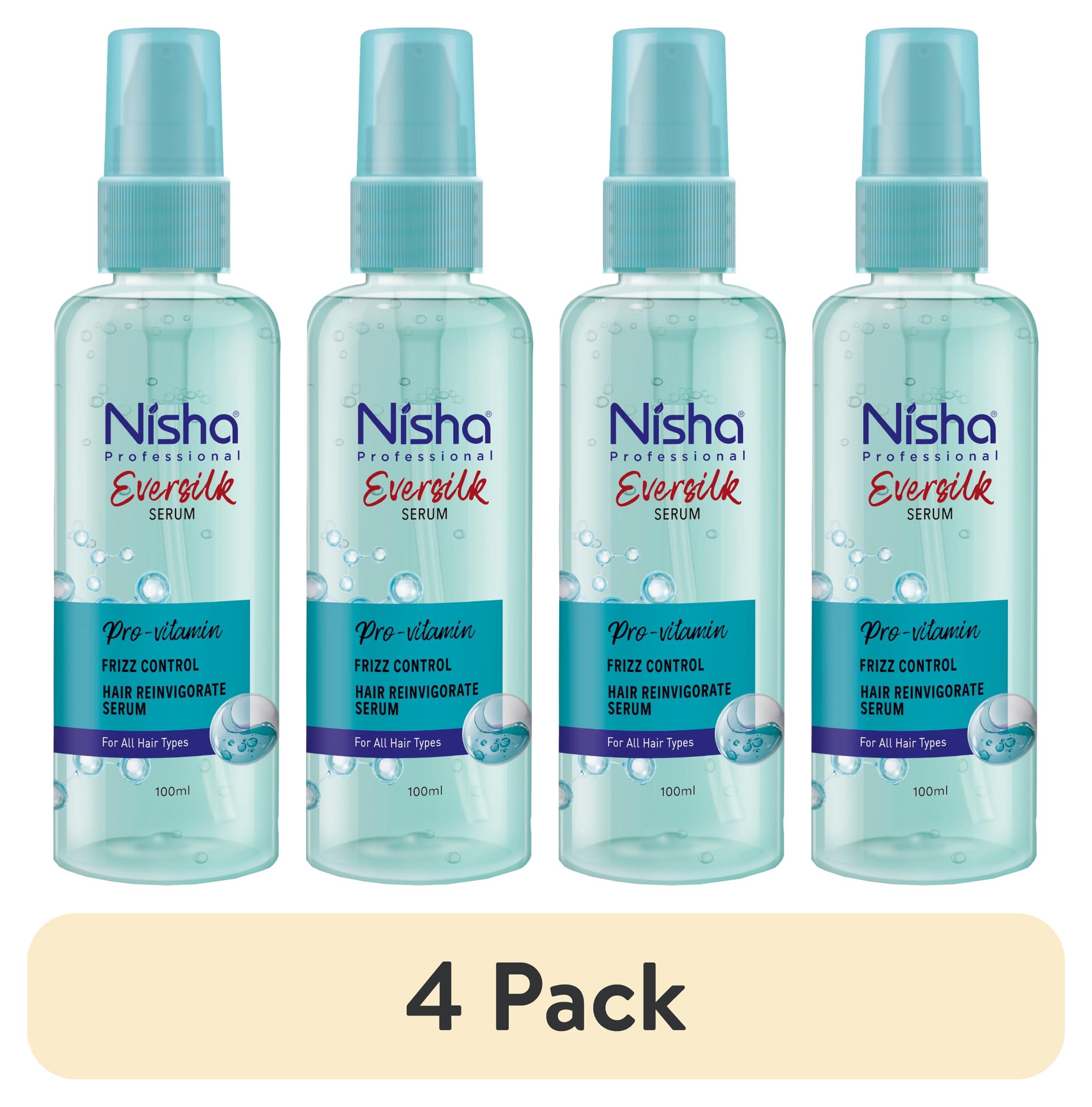 (4 pack) Nisha Pro Vitamin Eversilk Hair Serum, Man and Women, All Hair ...
