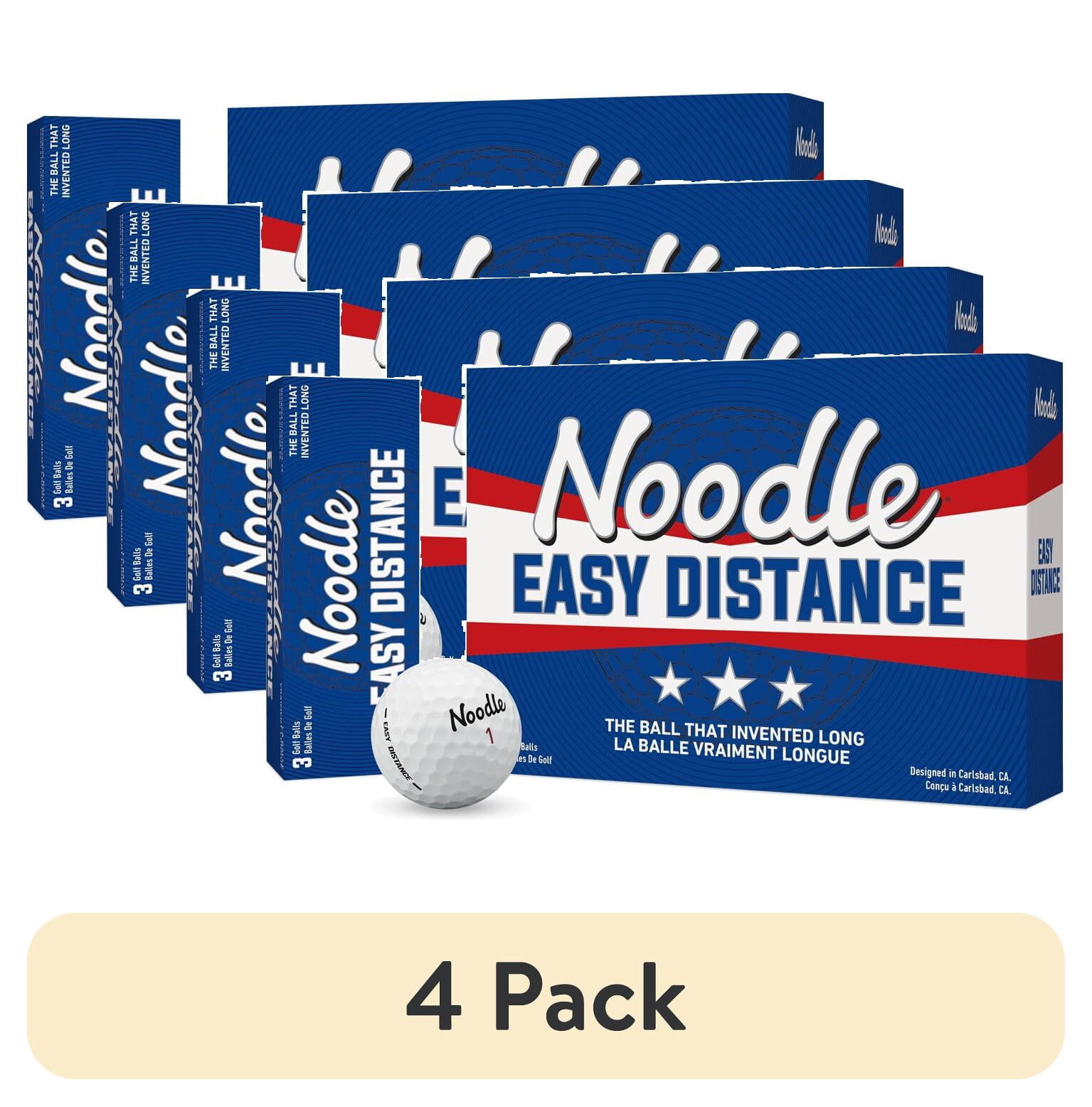 (4 pack) Noodle Easy Distance Golf Balls 12pk, White - Walmart.com