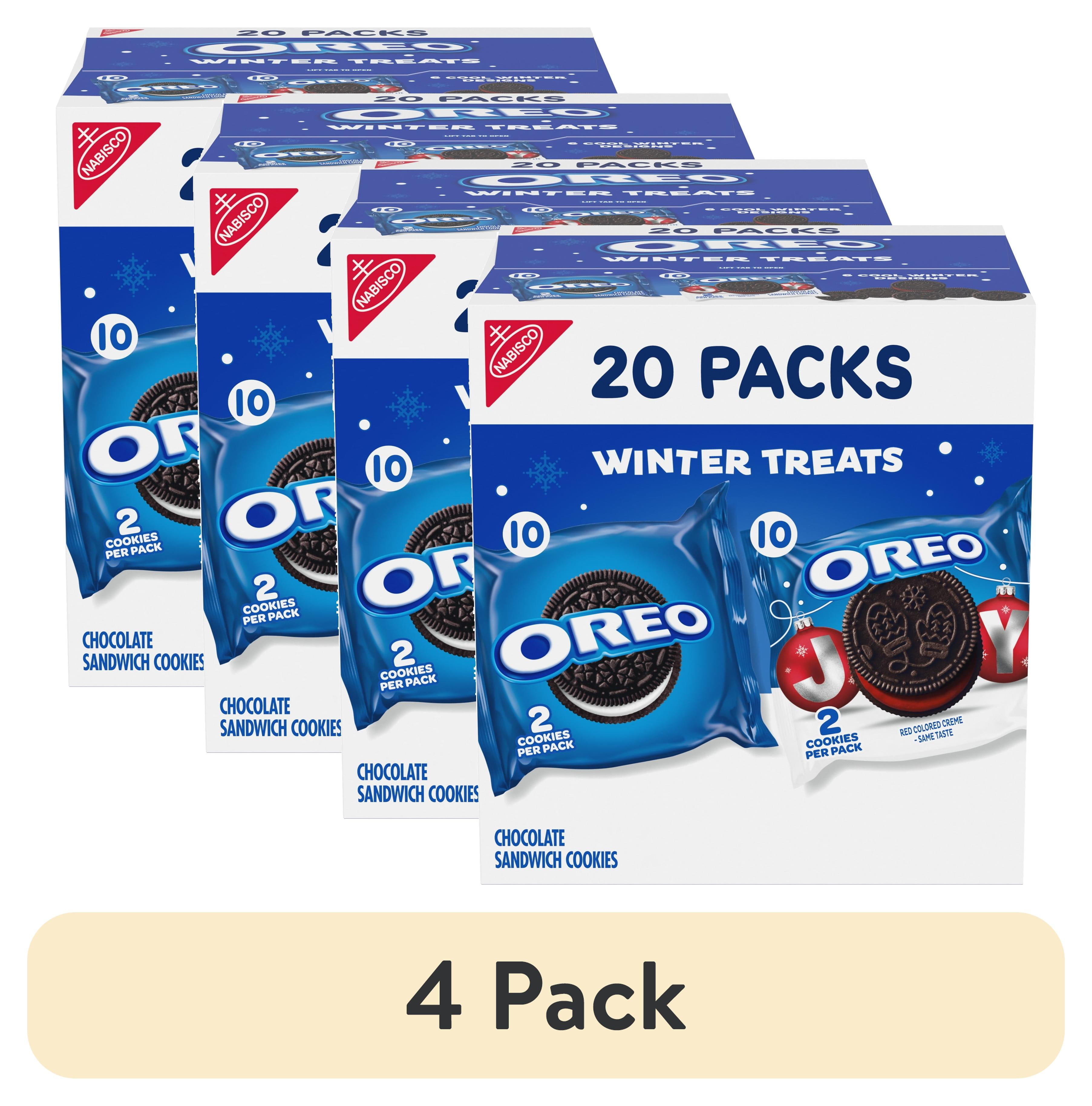 (4 pack) OREO Holiday Cookies Variety Pack, 20 Snack Packs - Walmart.com