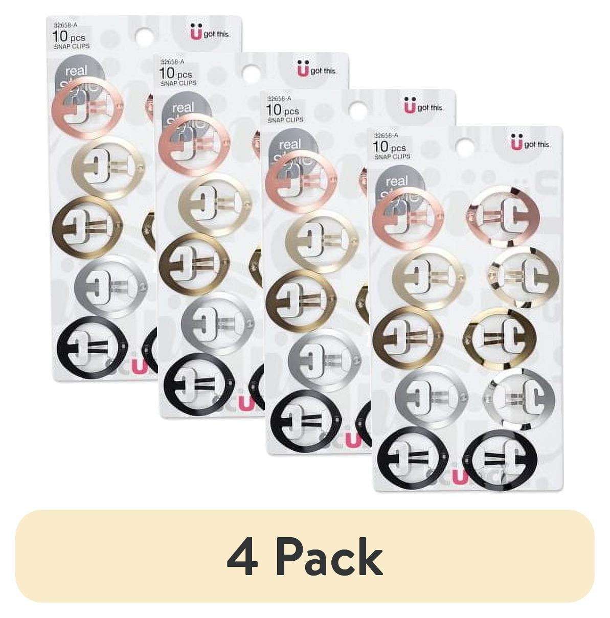 (4 pack) OVAL OPEN CNTR SNAP CLIPS 10CT - Walmart.com