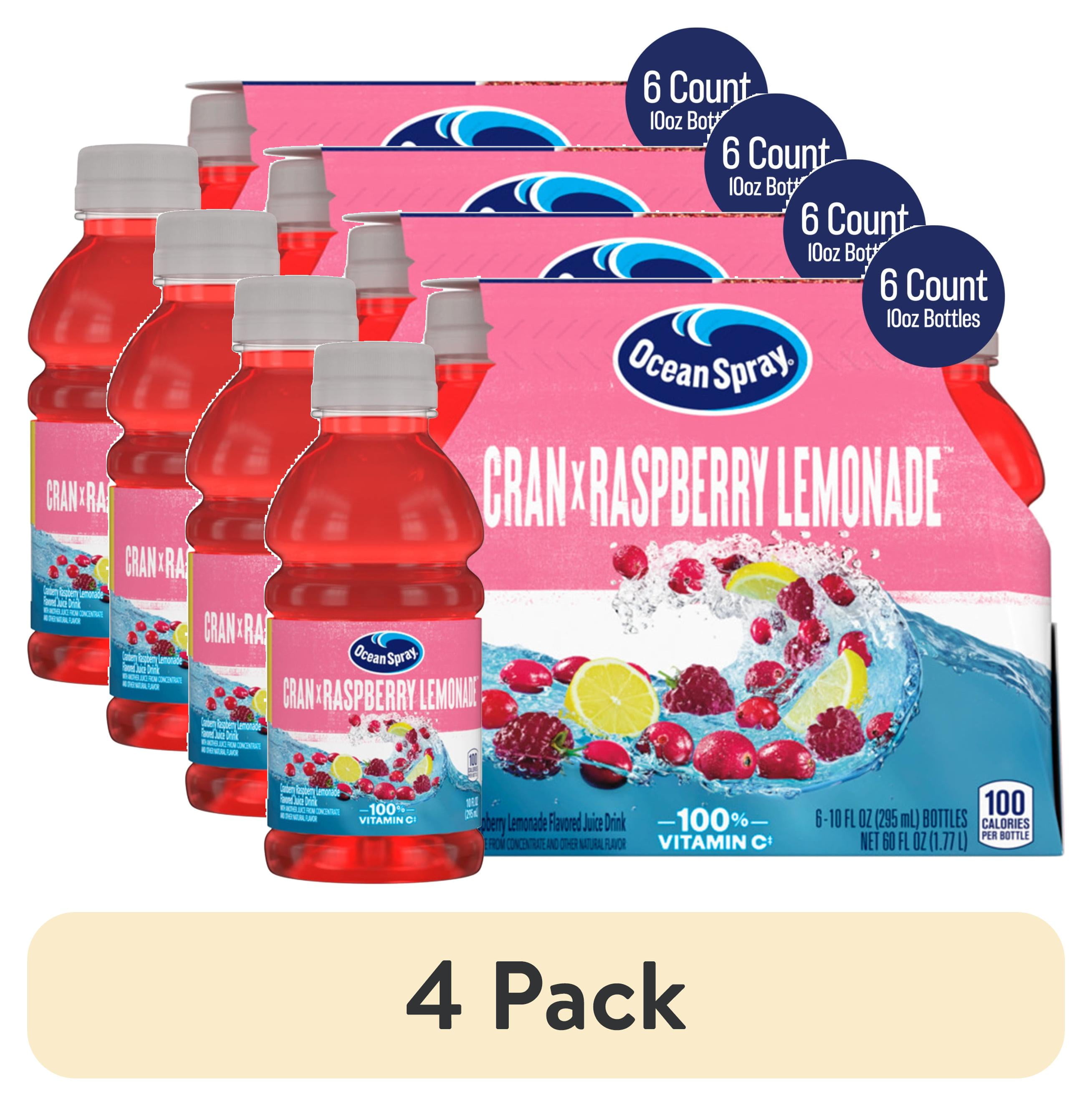(4 pack) Ocean Spray® Cran-Raspberry Lemonade™ Cranberry Raspberry ...
