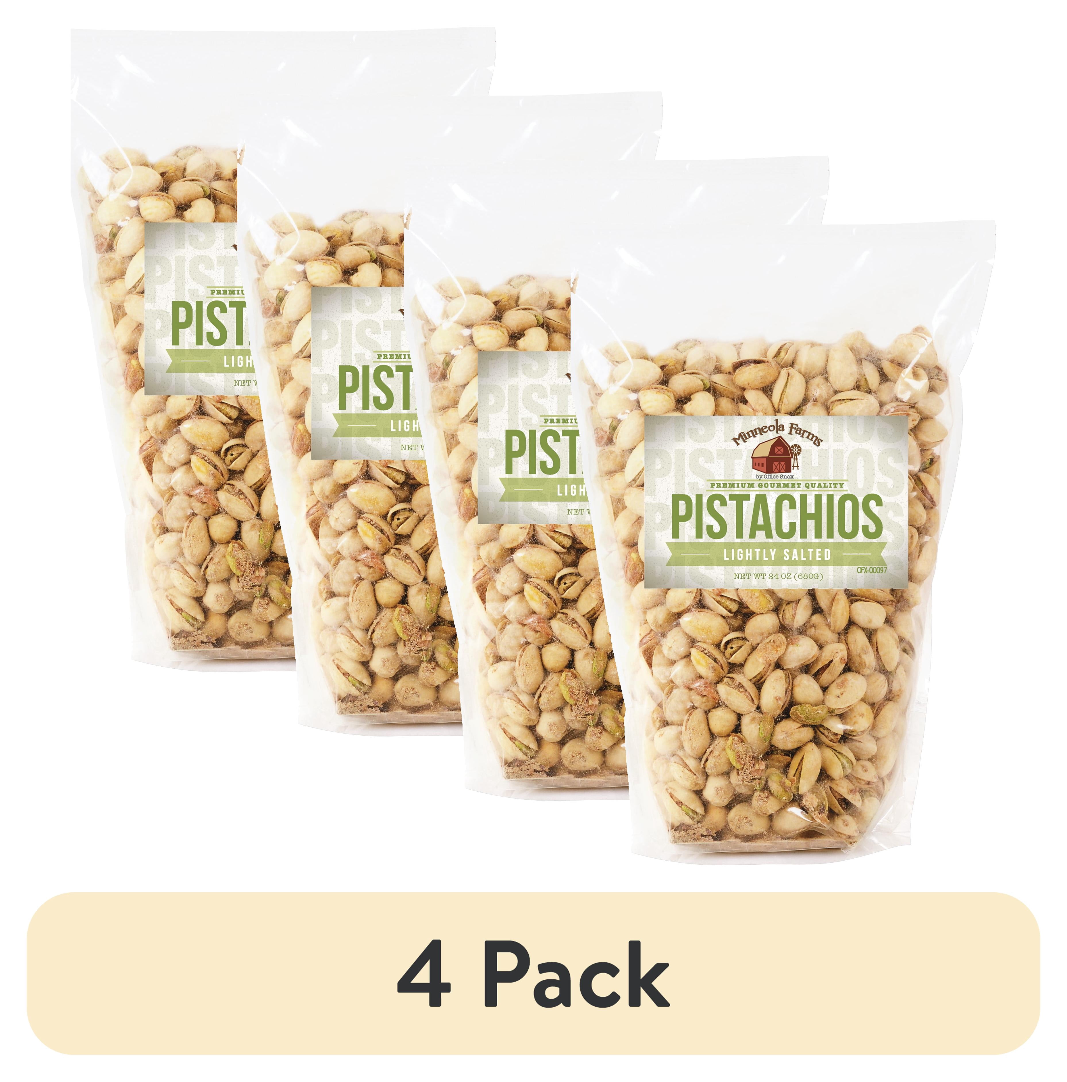 (4 pack) Office Snax All Tyme Favorite Nuts, Pistachios, 24 oz Bag ...