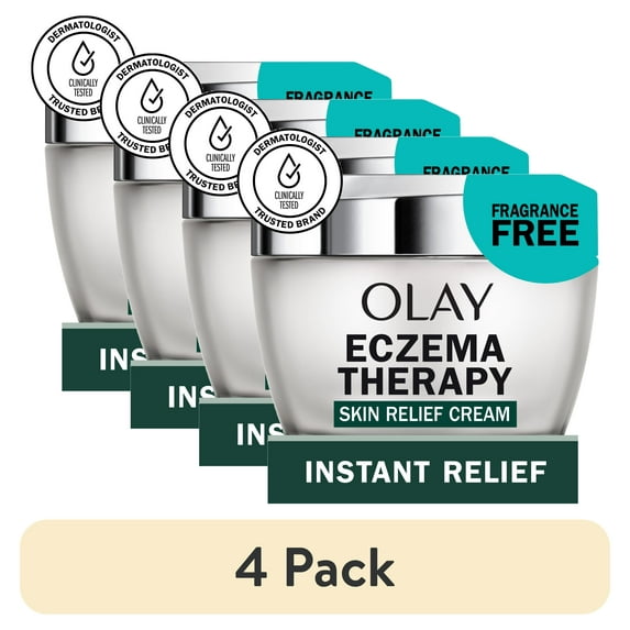 (4 pack) Olay Sensitive Skin Eczema Therapy Face Moisturizer with ...