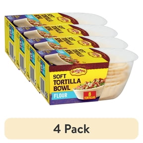 MISSION Flour Chalupas 4 Count Homemade Mexican Tortilla Snacks for ...