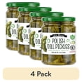 (4 pack) Old World Polish Dill Pickles 18oz - Walmart.com