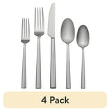 Oneida Reverso Flatware Set - 20-Piece Stainless Steel - Walmart.com