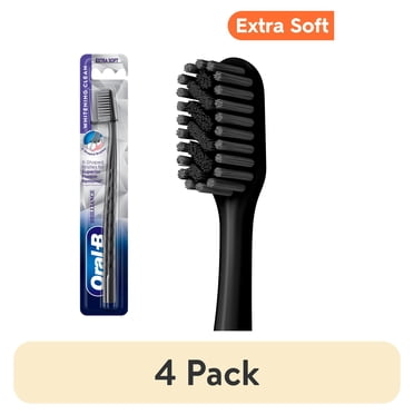 Oral-B Toothbrush Pro Whitening Brilliance, Extra Soft, Black, 1 Count ...