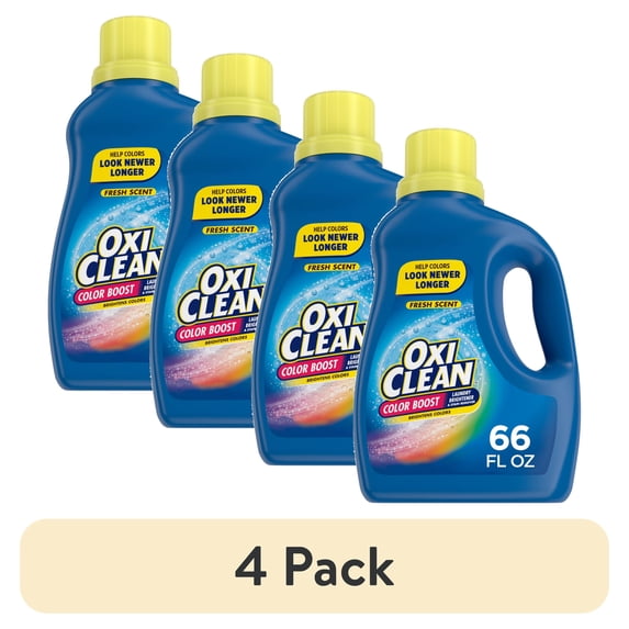 (4 pack) OxiClean Color Boost Laundry Brightener and Laundry Stain ...