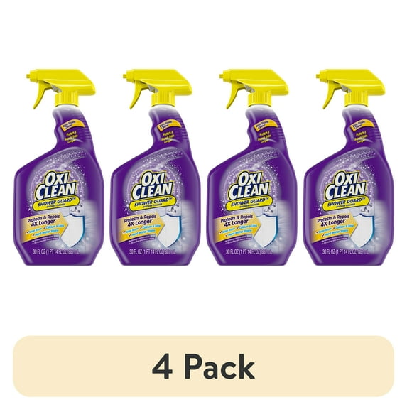 (4 pack) OxiClean Shower Guard Daily Shower Cleaner, Protects & Repels ...