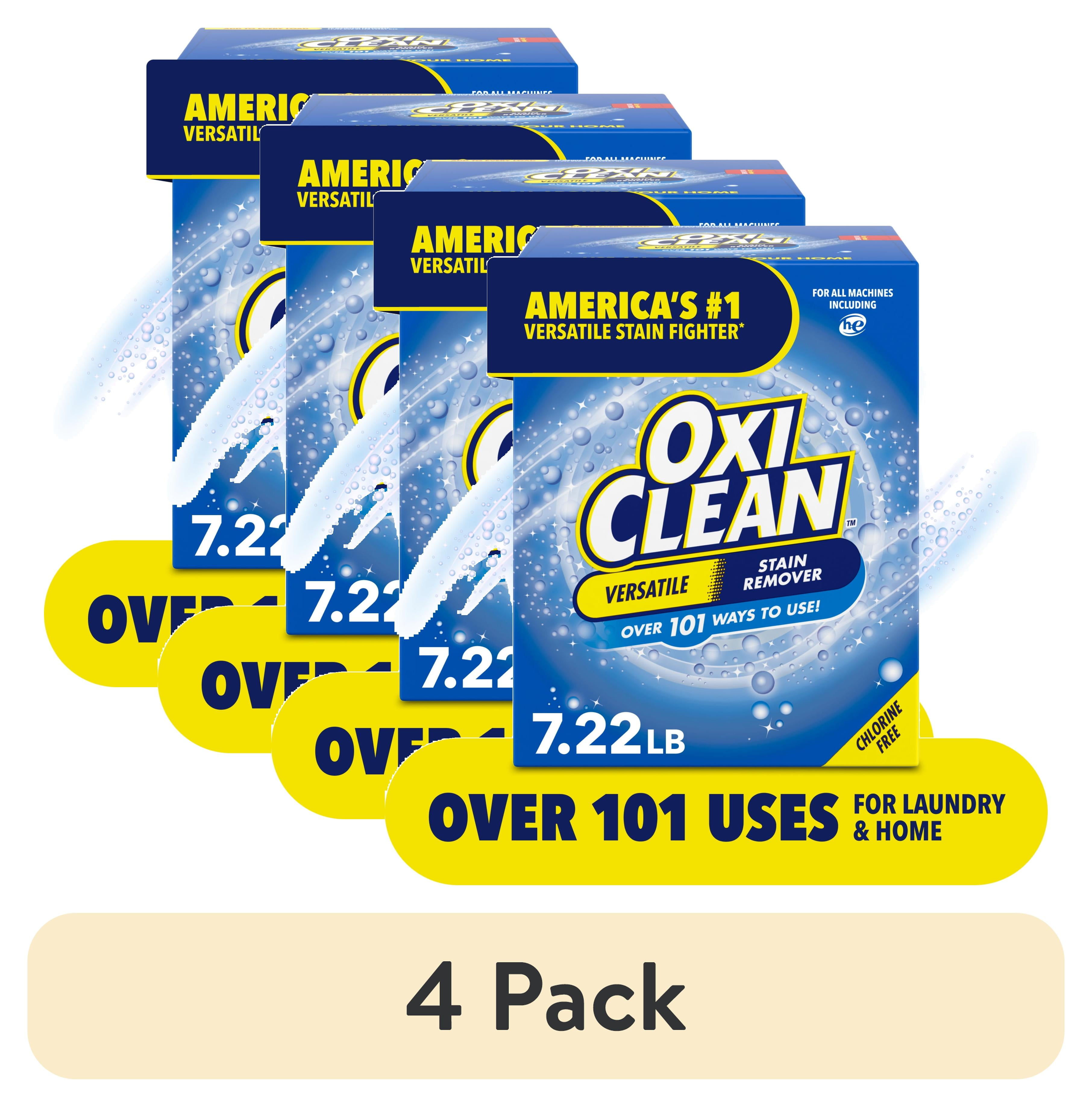 (4 pack) OxiClean Versatile Home and Laundry Stain Remover Powder, 7.22 lb - Walmart.com