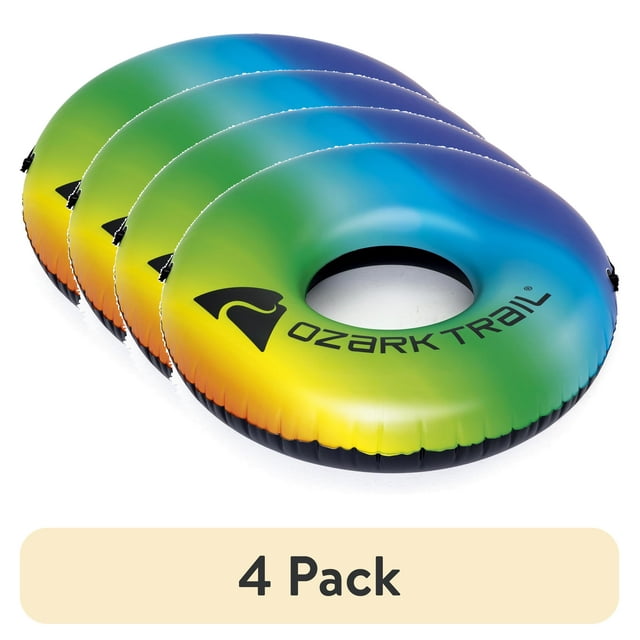 (4 pack) Ozark Trail Rainbow River Tube 39" - Walmart.com