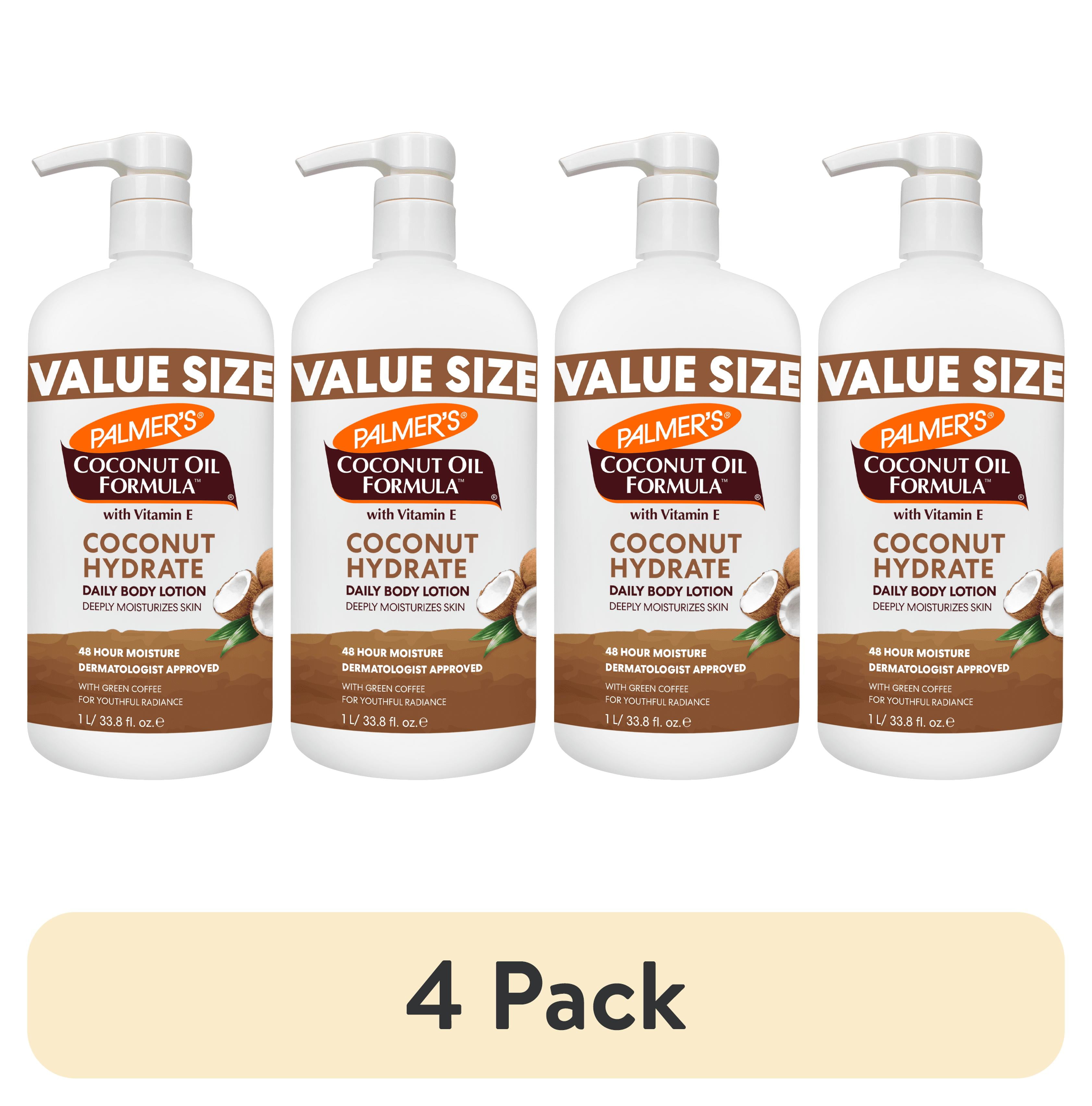 (4 pack) Palmer's Coconut Oil Formula Body Lotion for Dry Skin, 33.8 fl ...