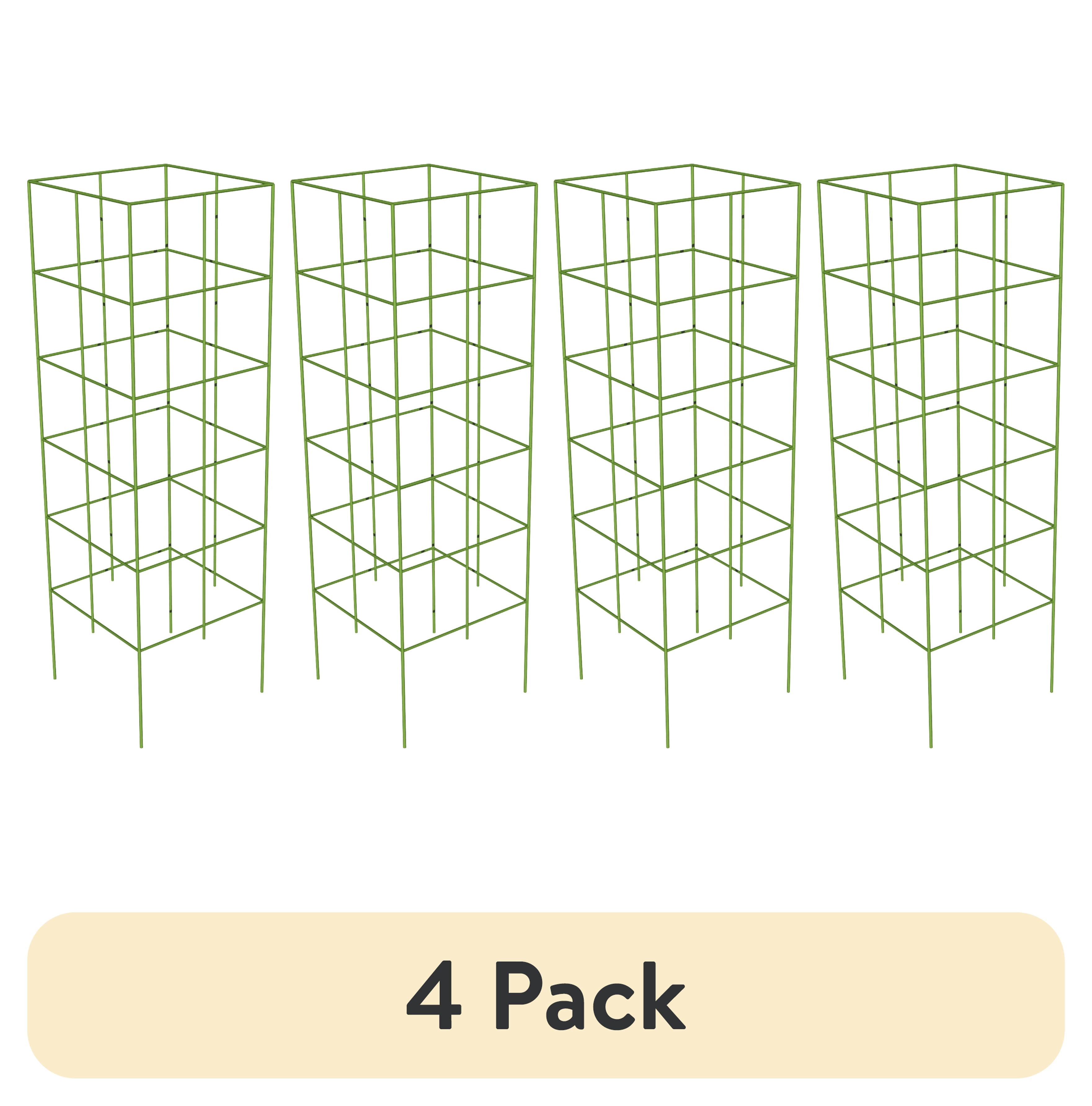 (4 pack) Panacea 47-in 4-Panel Heavy Duty Powder Coated Steel Tomato ...