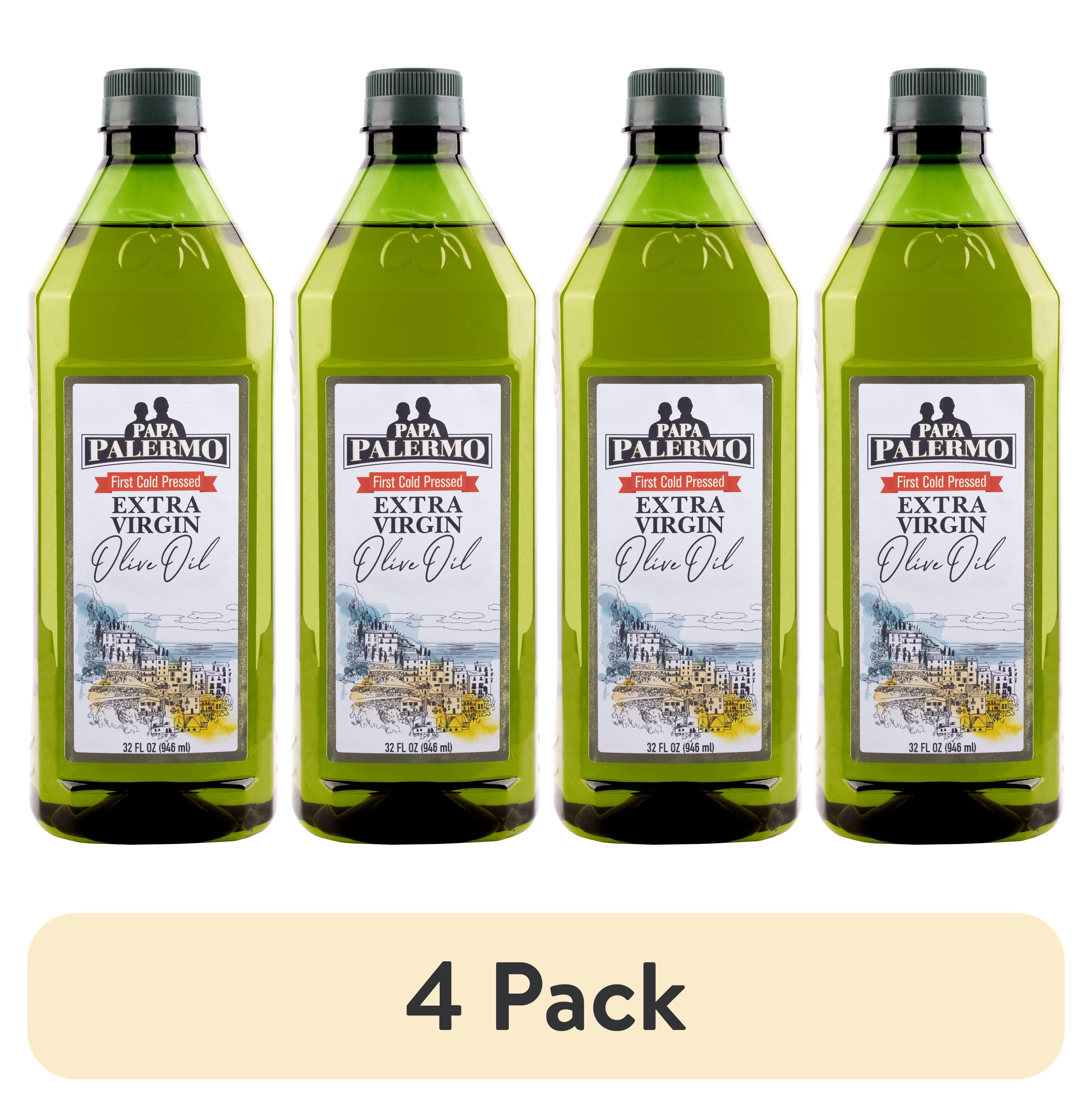 (4 pack) Palermo Extra Virgin Olive Oil, 32 fl oz - Walmart.com