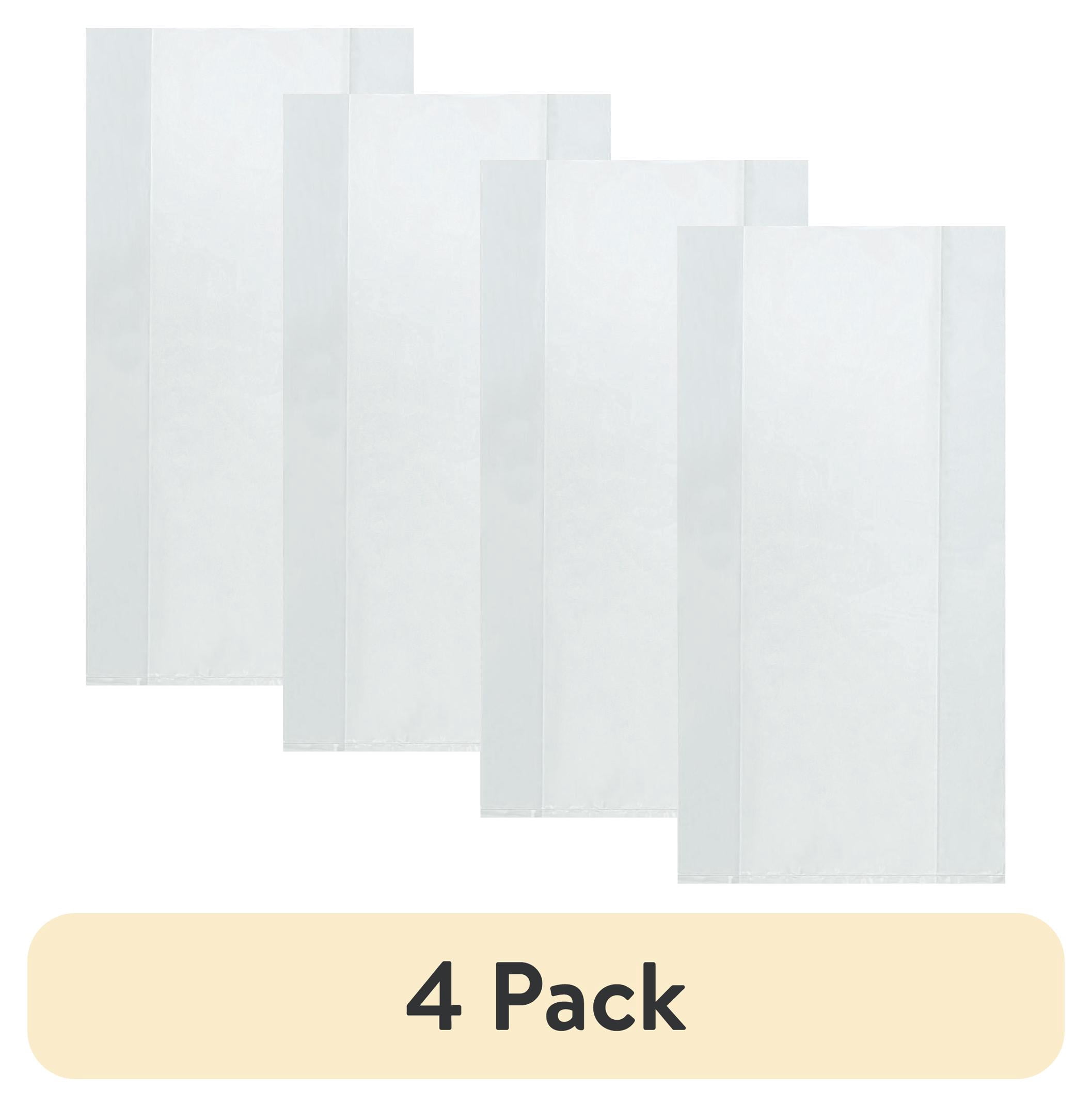 (4 pack) Partners Brand Poly Bag,8 x 4 x 22",2 mil,PK1000 PB1582 ...