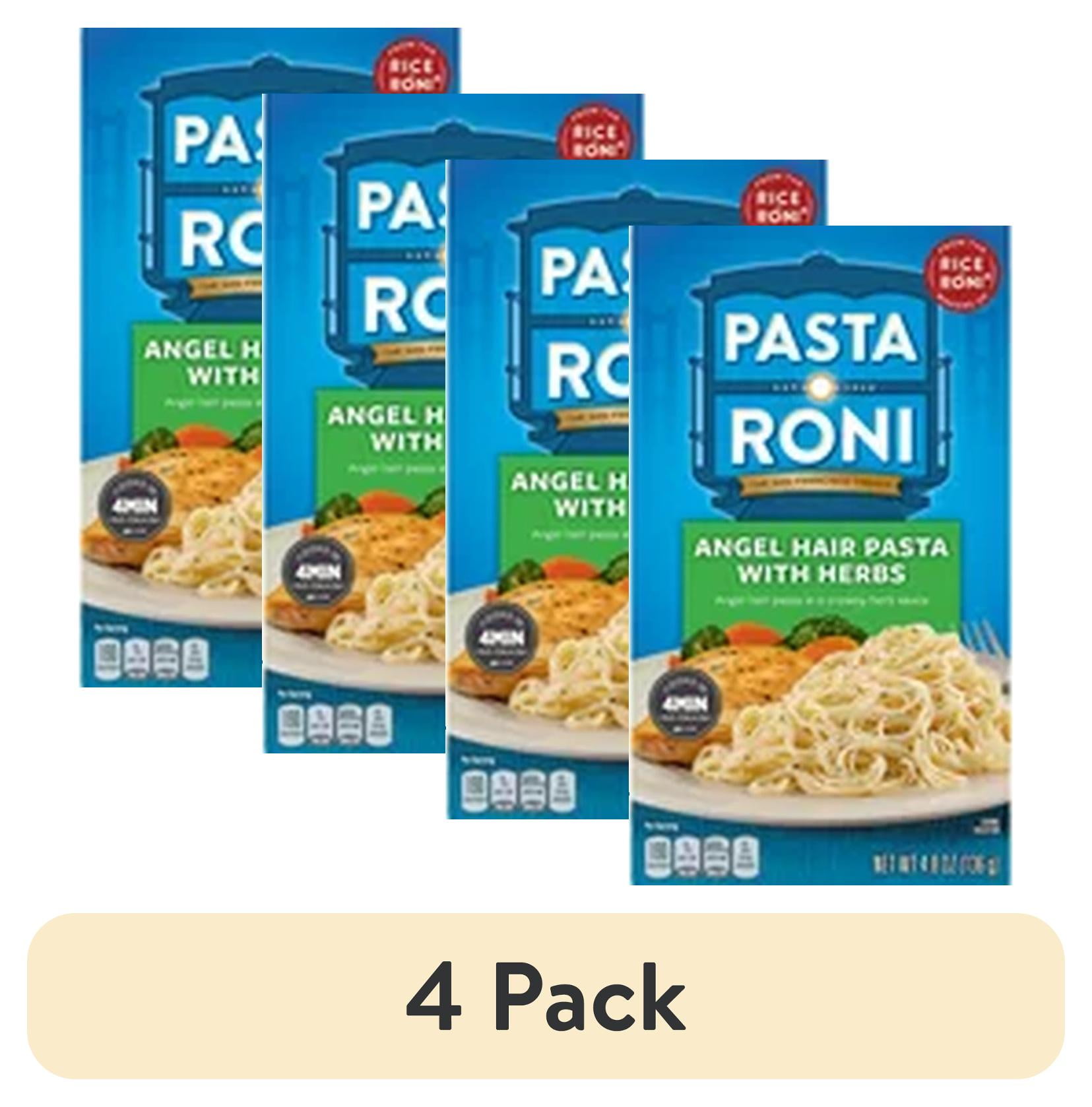 (4 pack) Pasta Roni Angel Hair Pasta with Herbs (Pack of 3) 4.8 oz ...