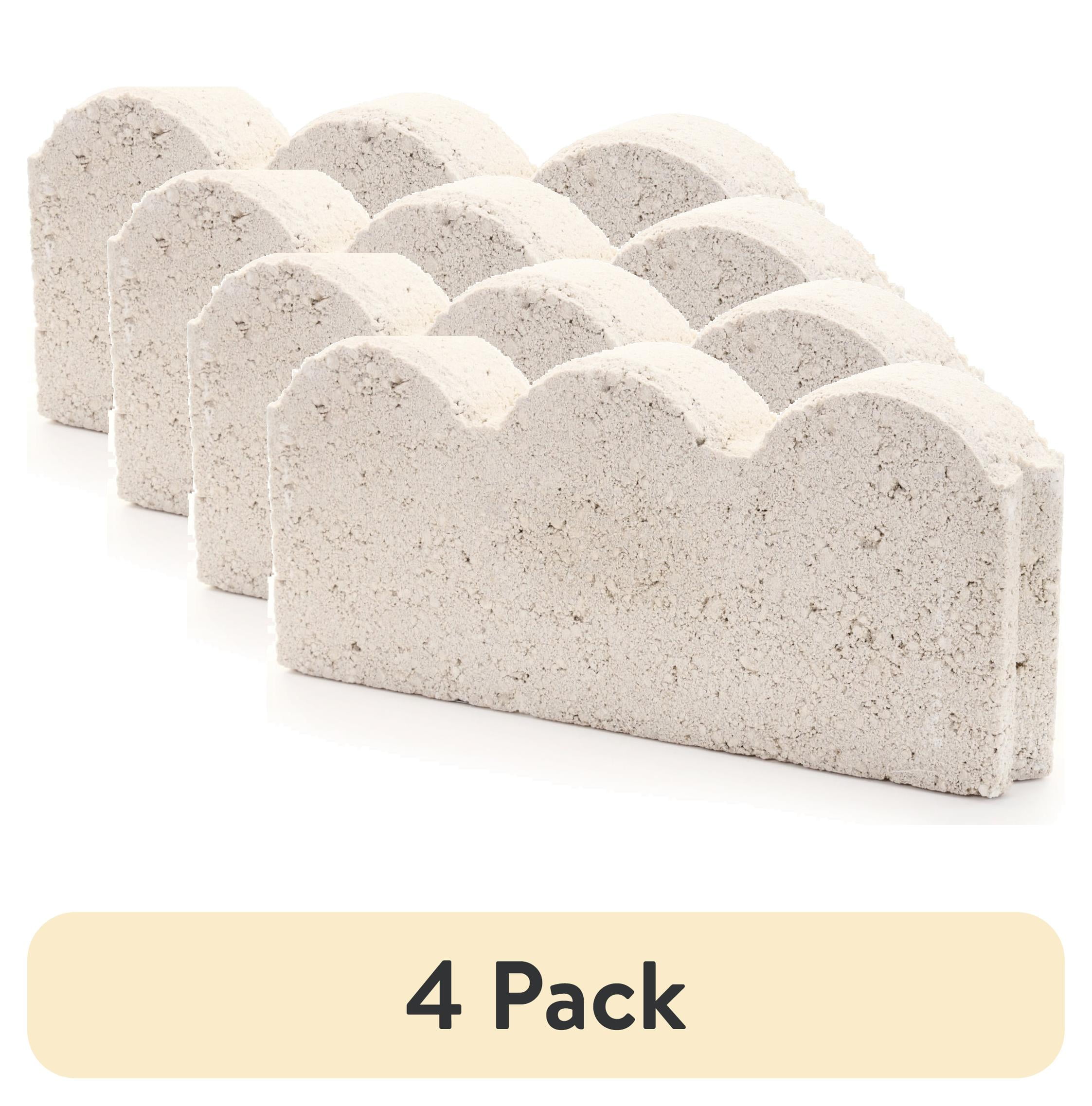 (4 pack) Pavestone 12" Straight Scallop Limestone (White) Concrete ...