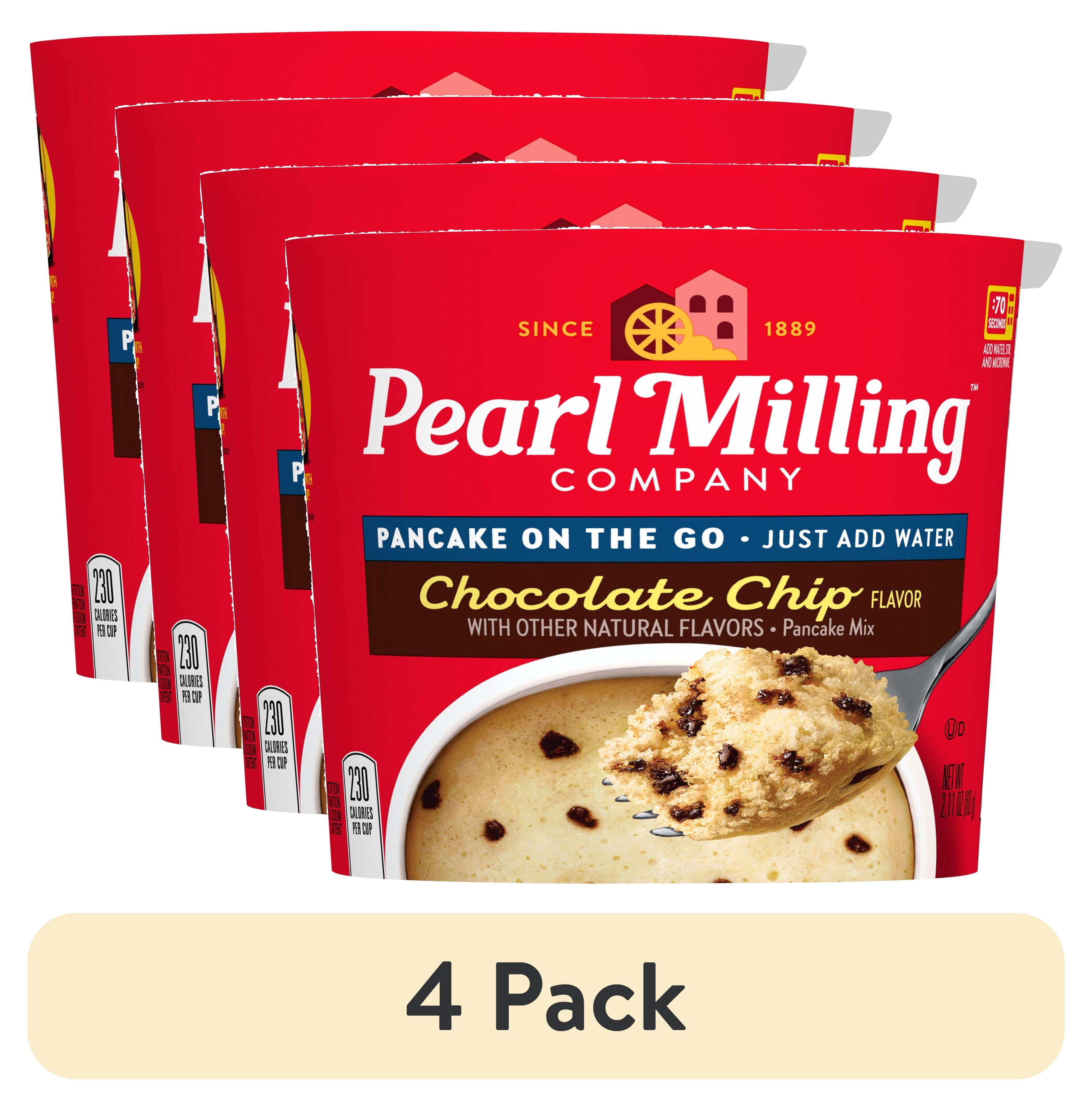 (4 pack) Pearl Milling Company Chocolate Chip Pancake on the Go Mix 2 ...