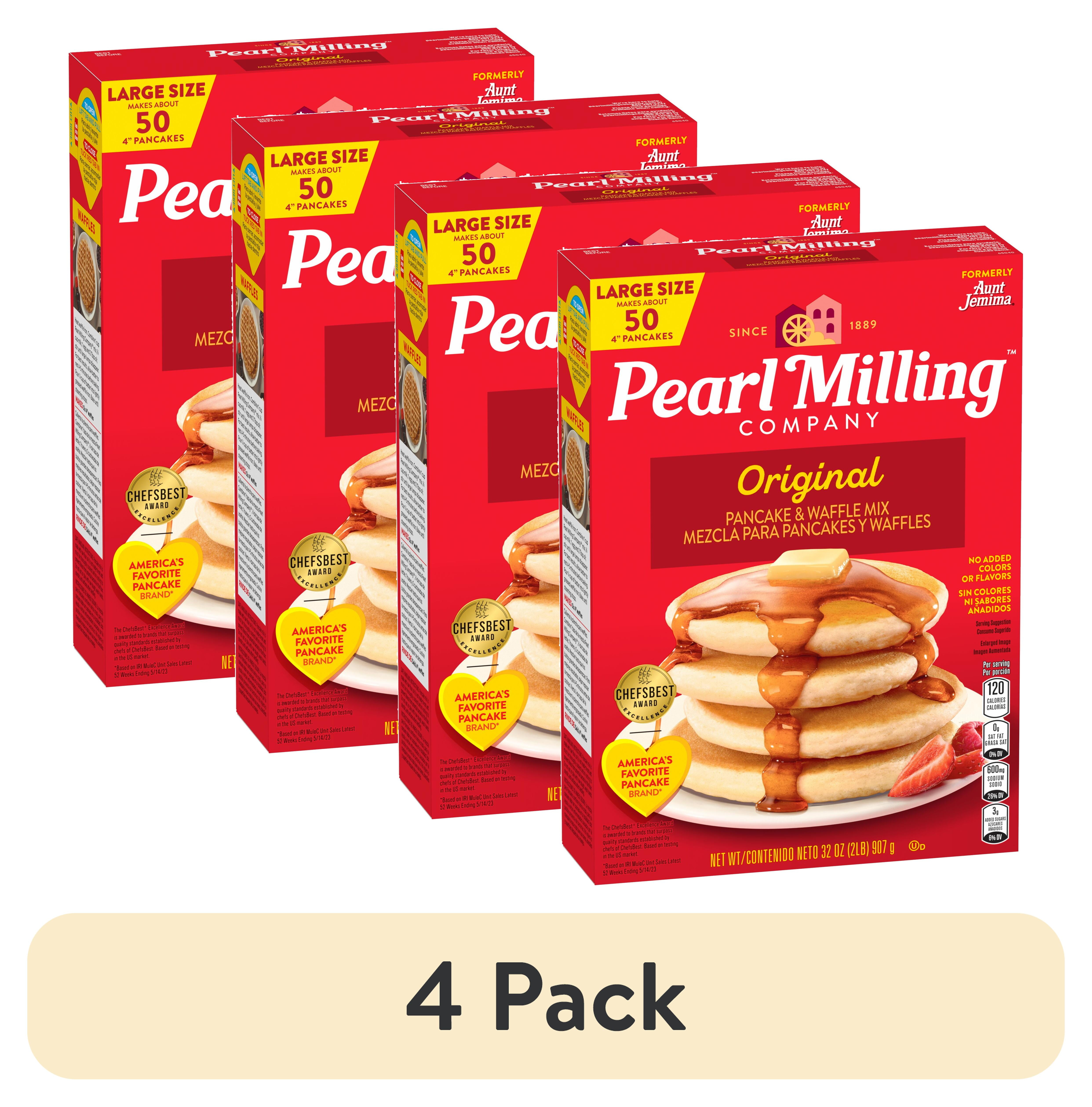(4 pack) Pearl Milling Company Pancake Mix, 32oz, Packaging May Vary ...
