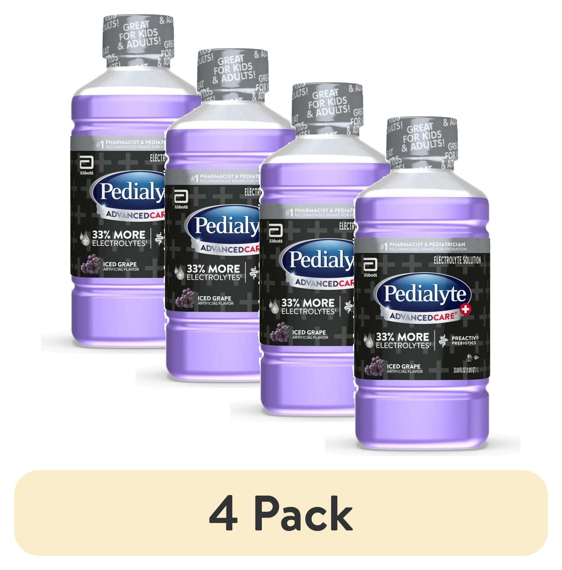 (4 pack) Pedialyte Electrolyte Powder Packets, Grape, 8 Count - Walmart.com