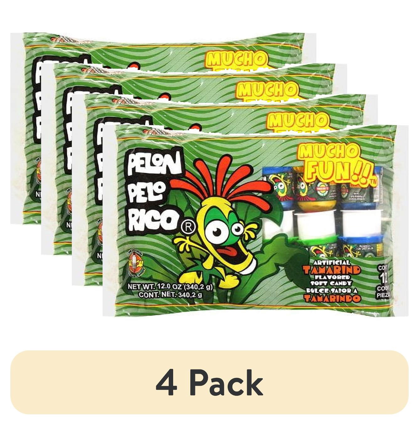 (4 pack) Pelon Pelo Rico Original Tamarind Soft Candy, 1 oz, 12 Count ...