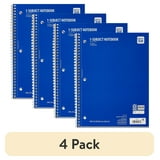 (4 pack) Pen+Gear 1-Subject Notebook, College Ruled, Blue, 70 Sheets ...