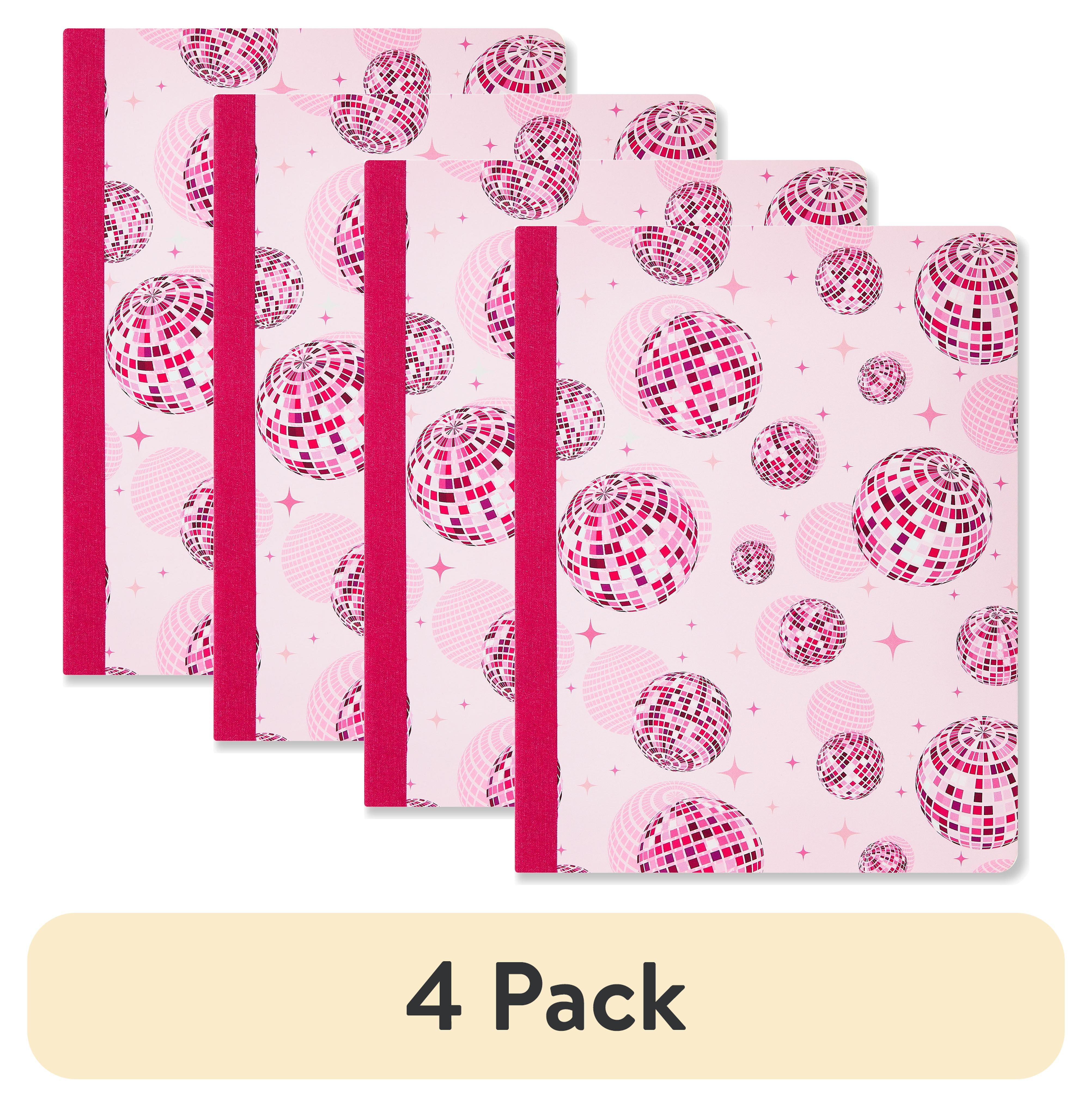 (4 pack) Pen+Gear College Ruled Composition Book, 7.5" x 9.75", Pink ...