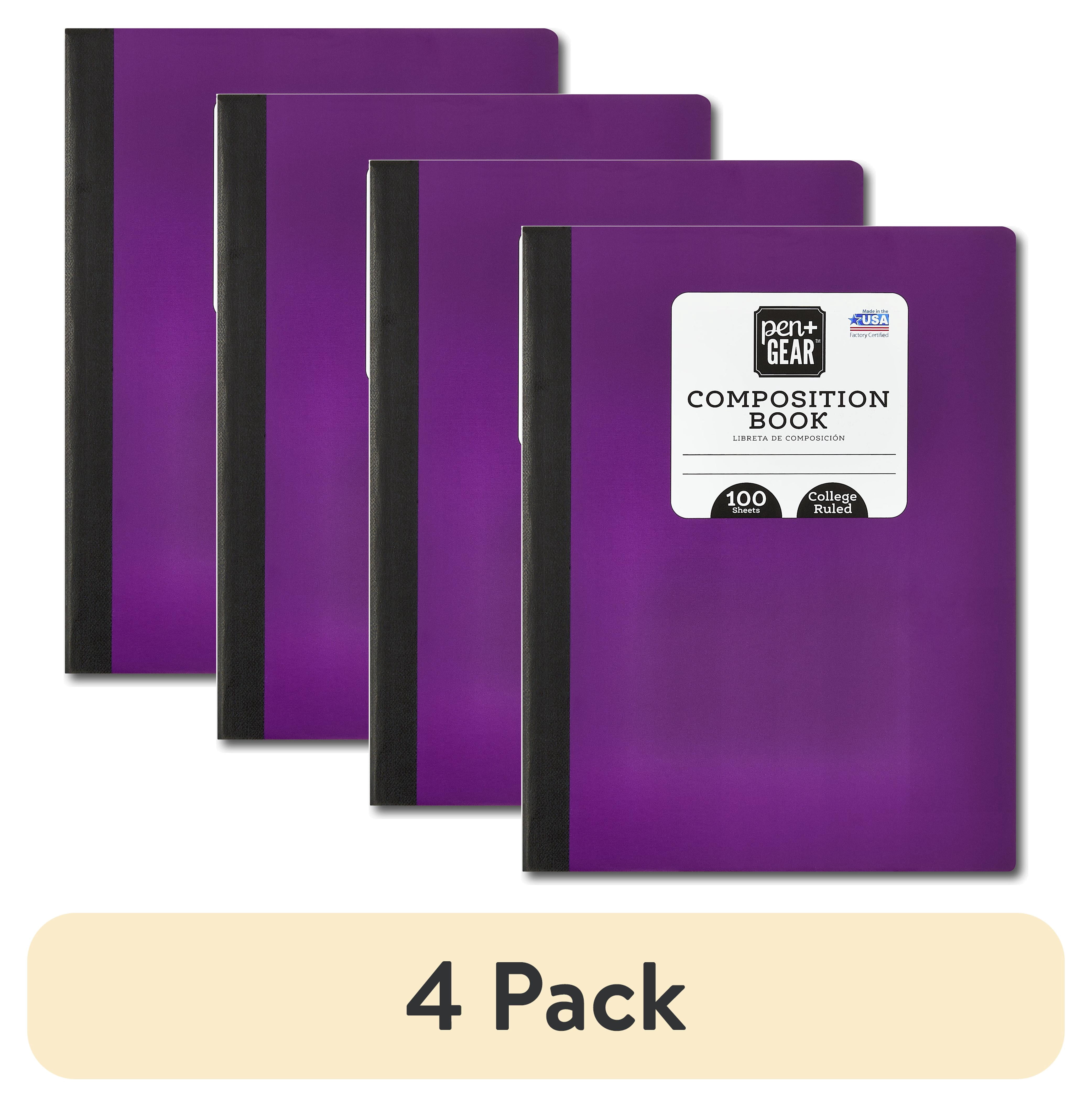 (1 pack) Pen+Gear College Ruled Composition Book, 7.5" x 9.75", Purple ...