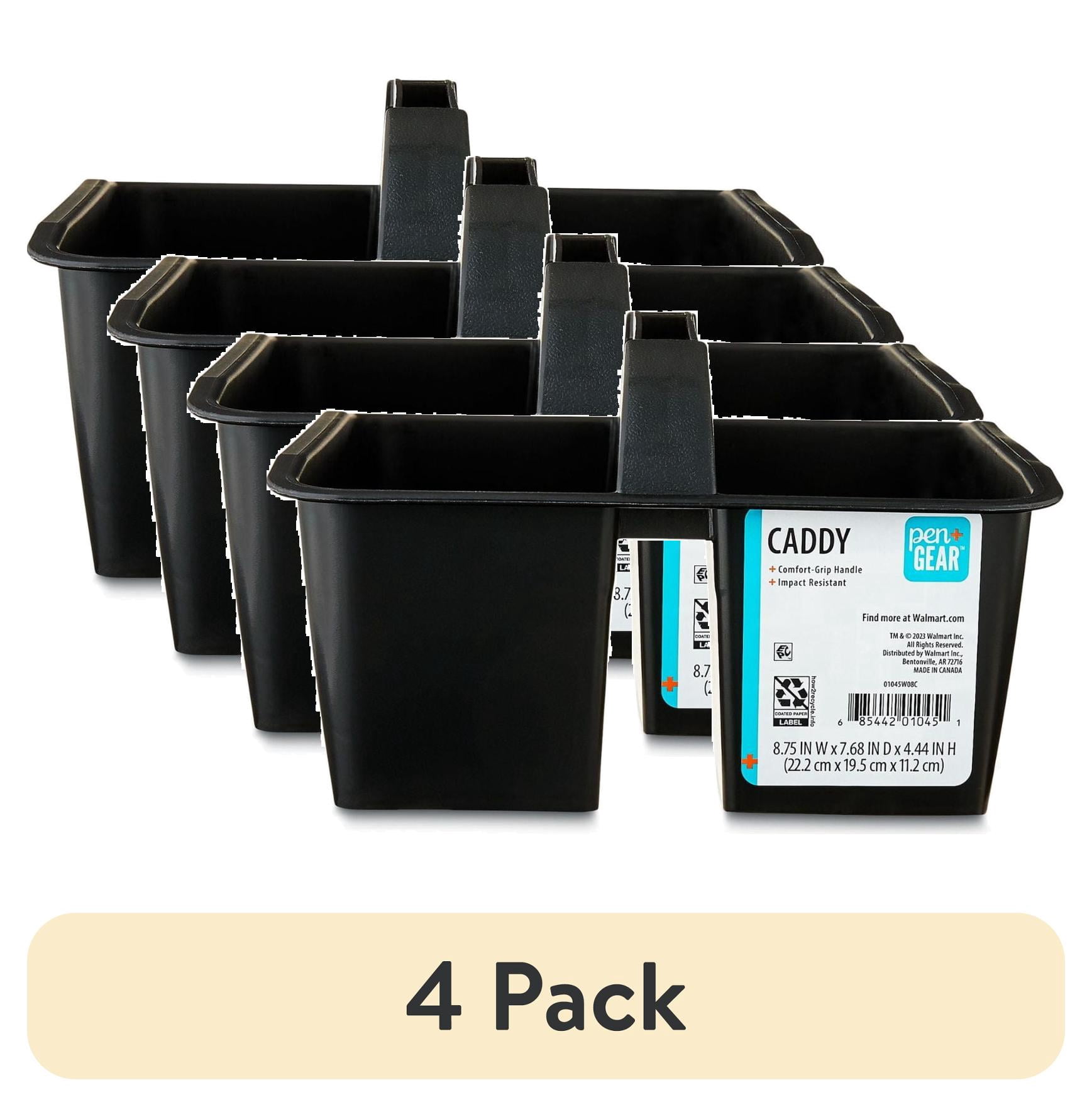 (4 pack) Pen+Gear Plastic Caddy, Desktop Craft and Hobby Organizer ...