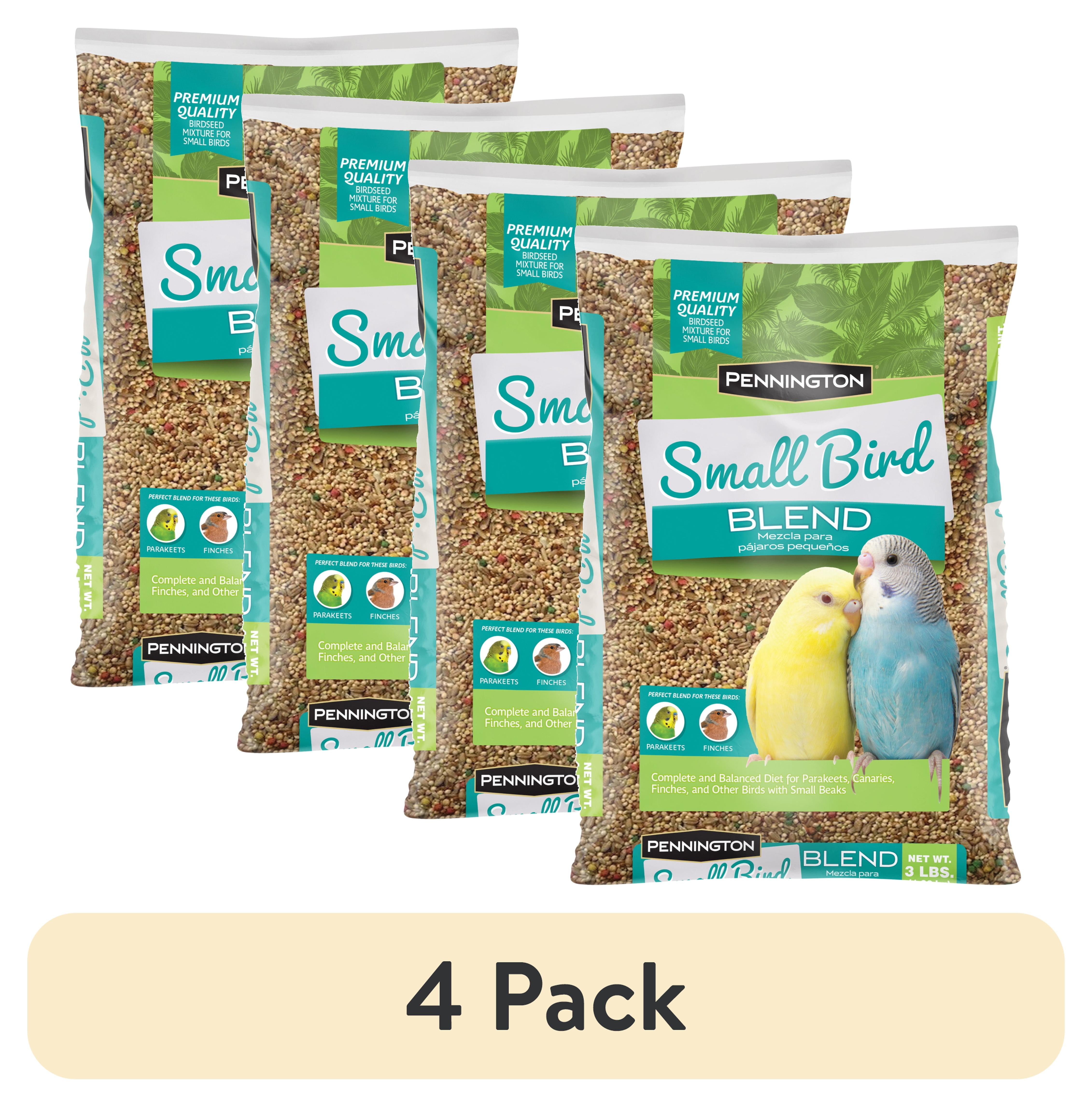 (4 pack) Pennington Small Breed Everyday Blend Dry Bird Food, for ...