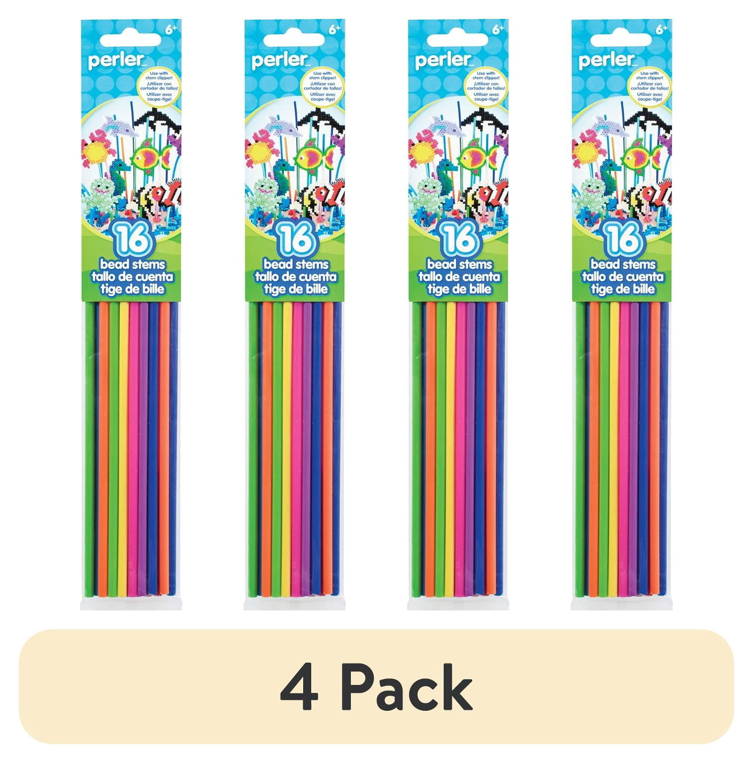 (4 pack) Perler Bead Stems 16/Pkg-Primary - Walmart.com
