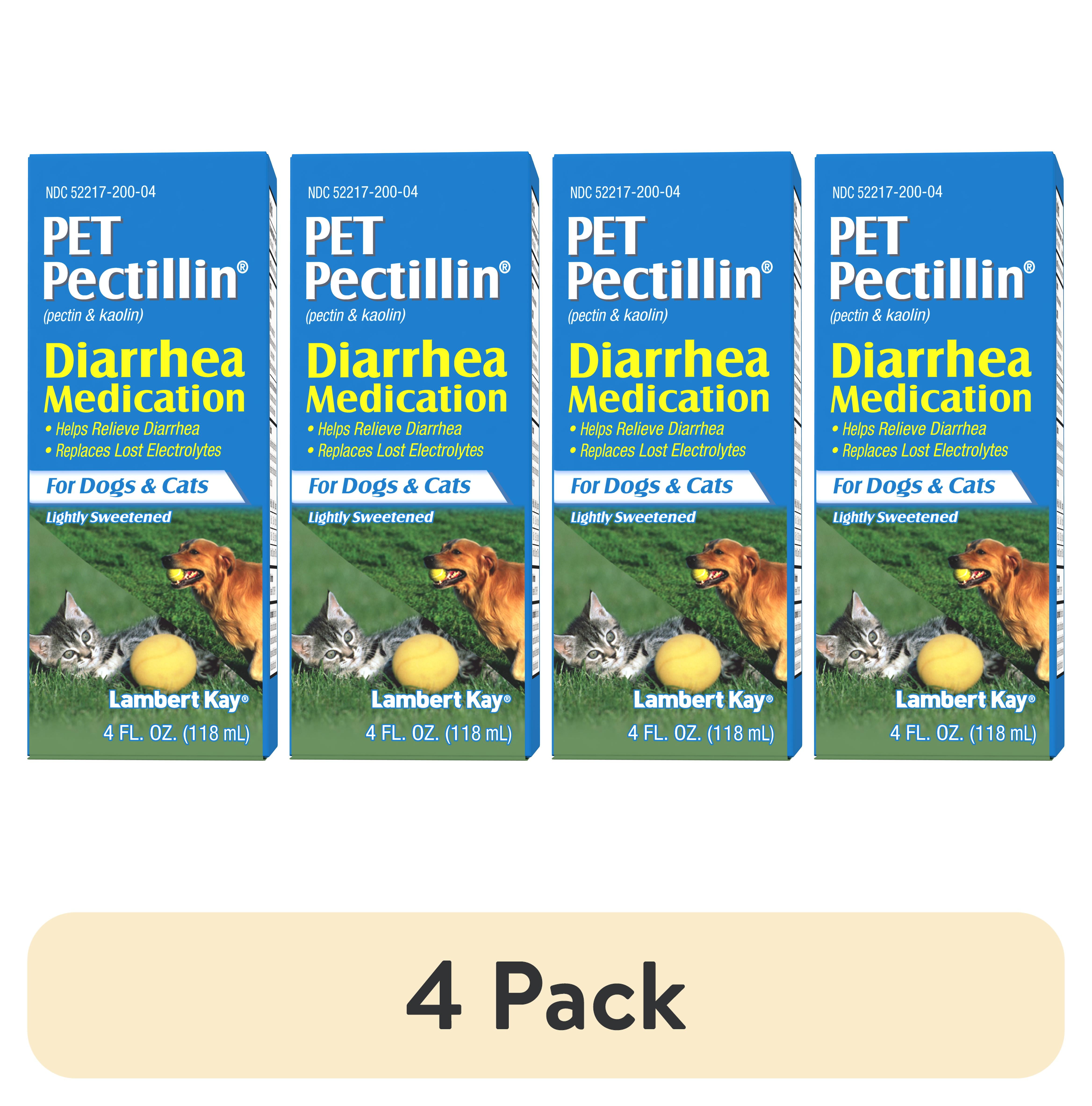 (4 pack) Pet-Ag Pet Pectillin Anti-Diarrheal - 4 oz - Walmart.com