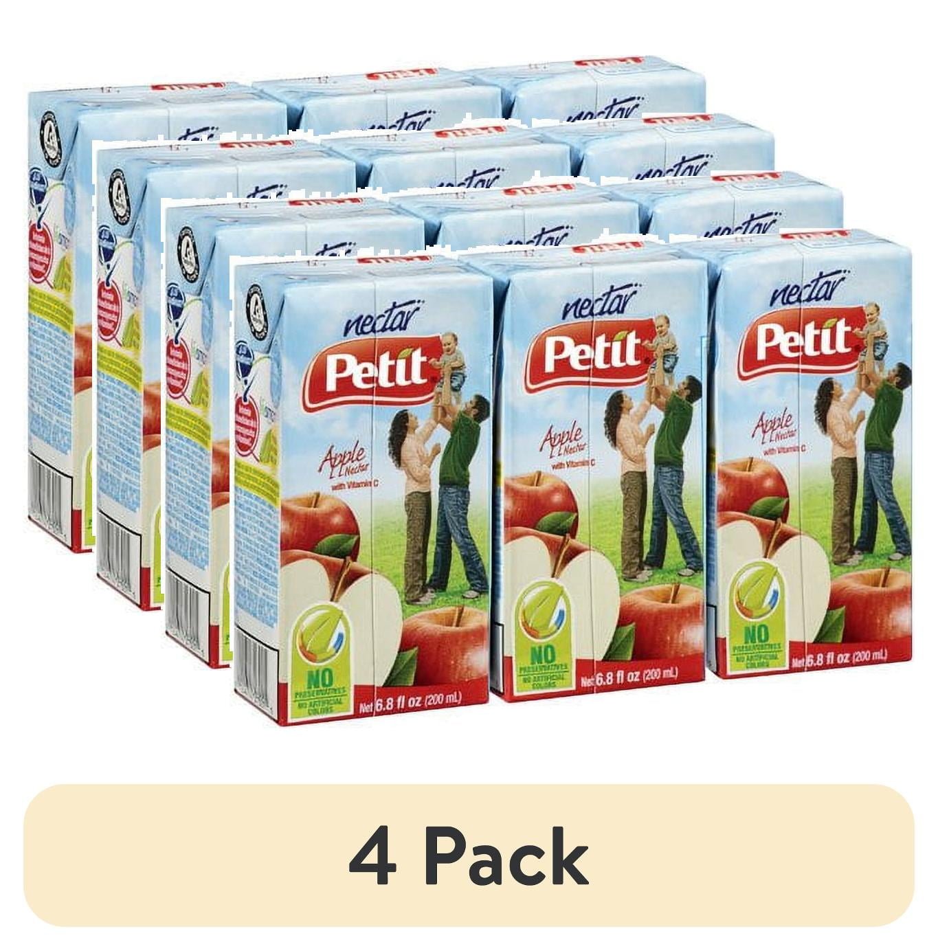 (4 pack) Petit Apple Nectar 6.8 fl oz, 3 Ct. - Walmart.com
