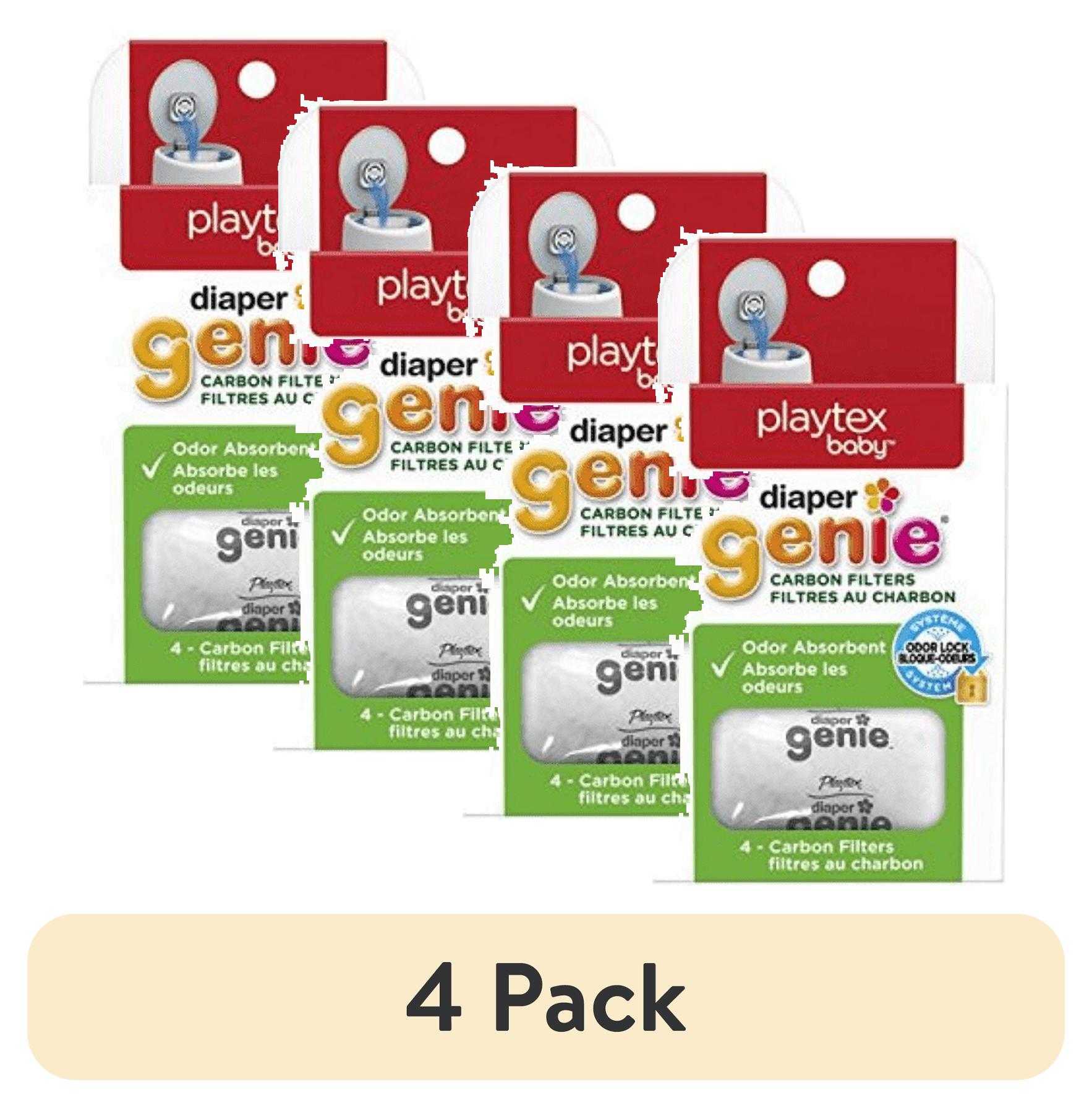 (4 pack) Diaper Genie Carbon Filter, Diaper Pail Odor Eliminator ...