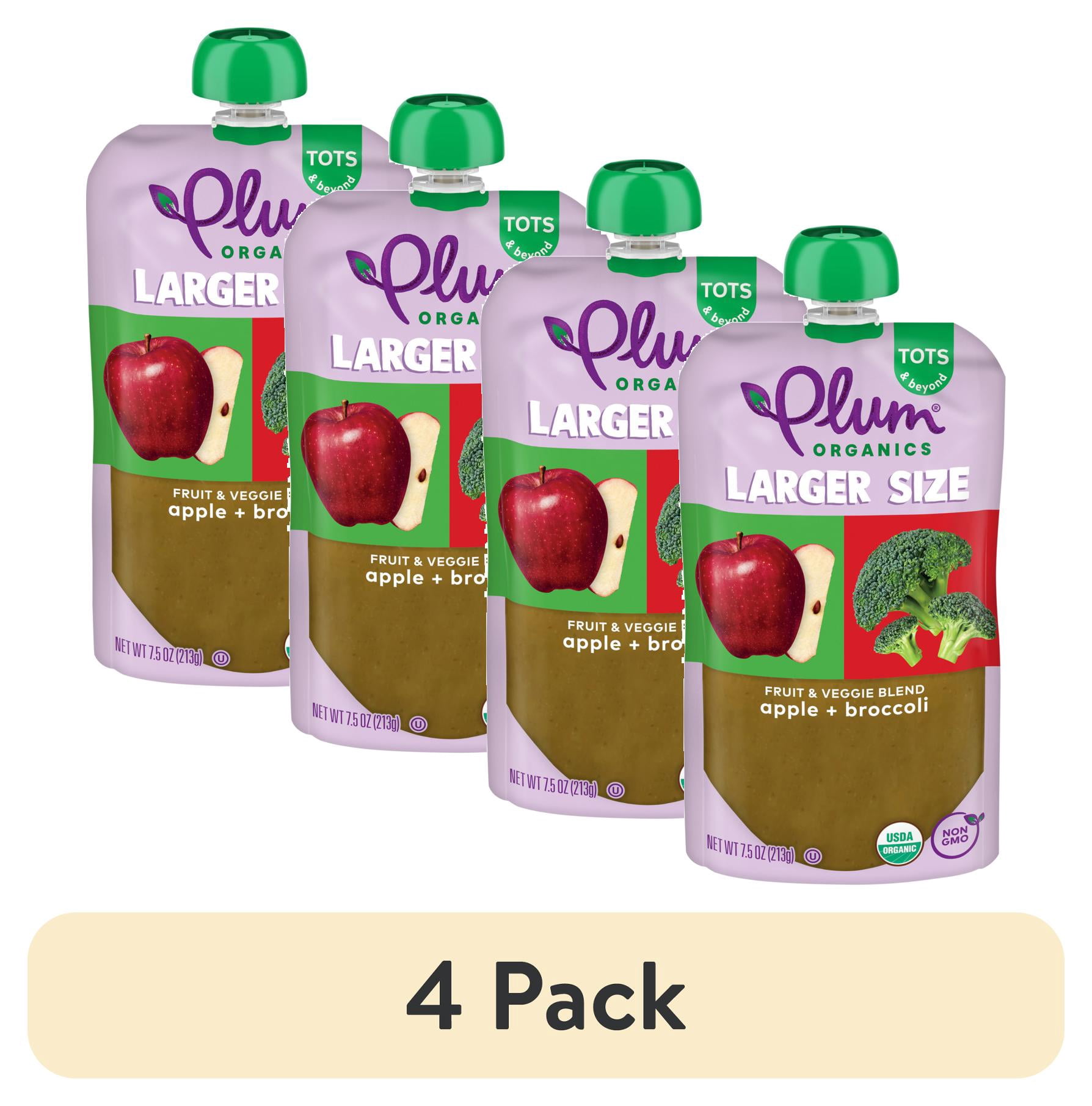Organic Fruit Veggie Blend Pear Purple Carrot Blueberry Tots Plum ...