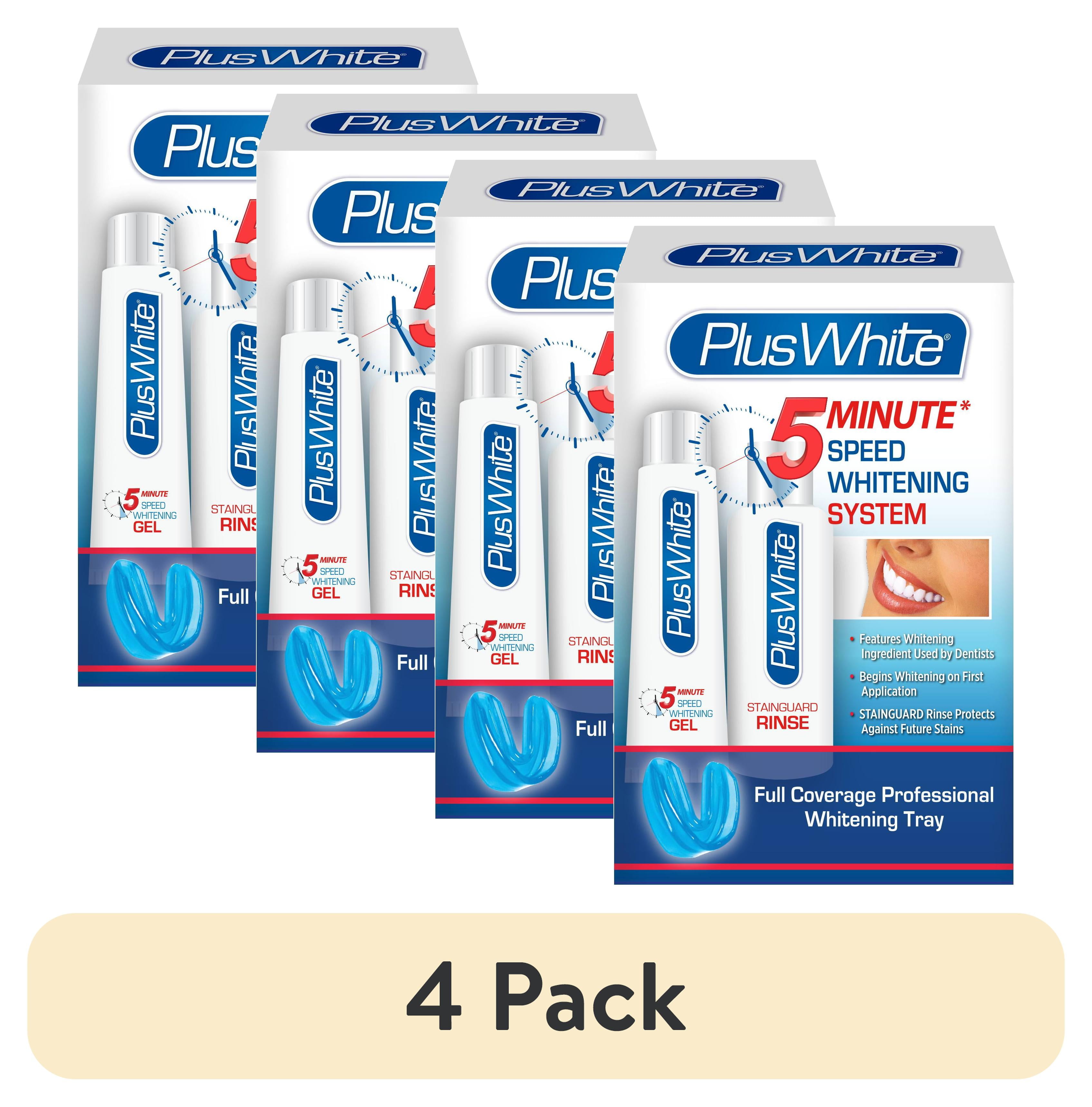 (4 pack) Plus White Premier Whitening System, 5 Minute Whitening Gel ...