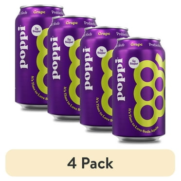 Poppi Alpine Blast Prebiotic Soda, 12 oz, 12 Pack Cans - Walmart.com