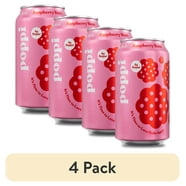 2X - Poppi Raspberry Rose Prebiotic Soda 12 fl oz - Walmart.com