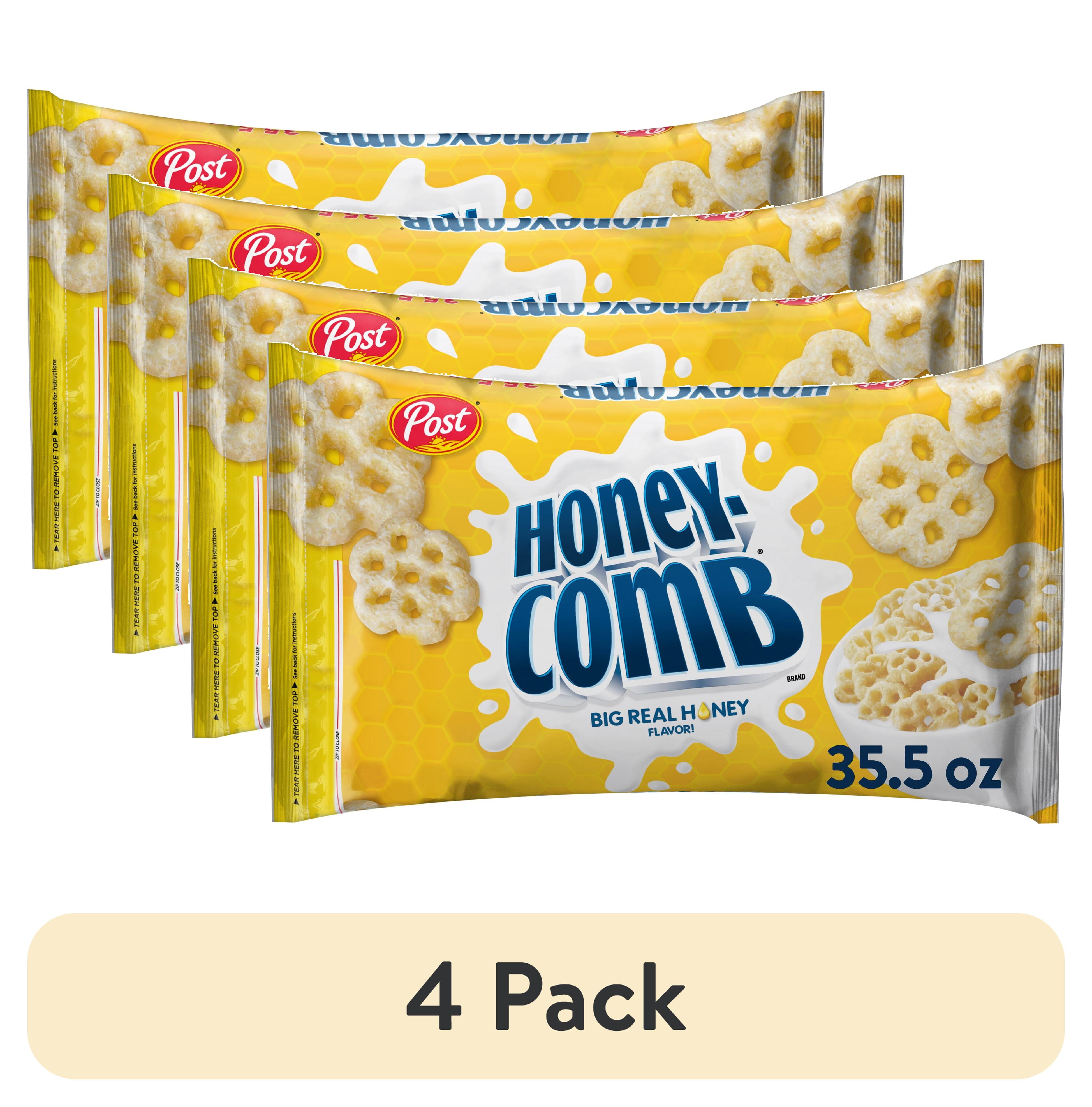 (4 pack) Post Honeycomb® cereal, Made with Real Honey, Kosher, 35.5 ...