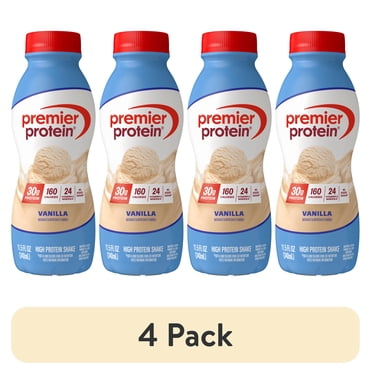 Premier Vanilla Shake 4pk | Vegan protein for ecommerce - Walmart ...