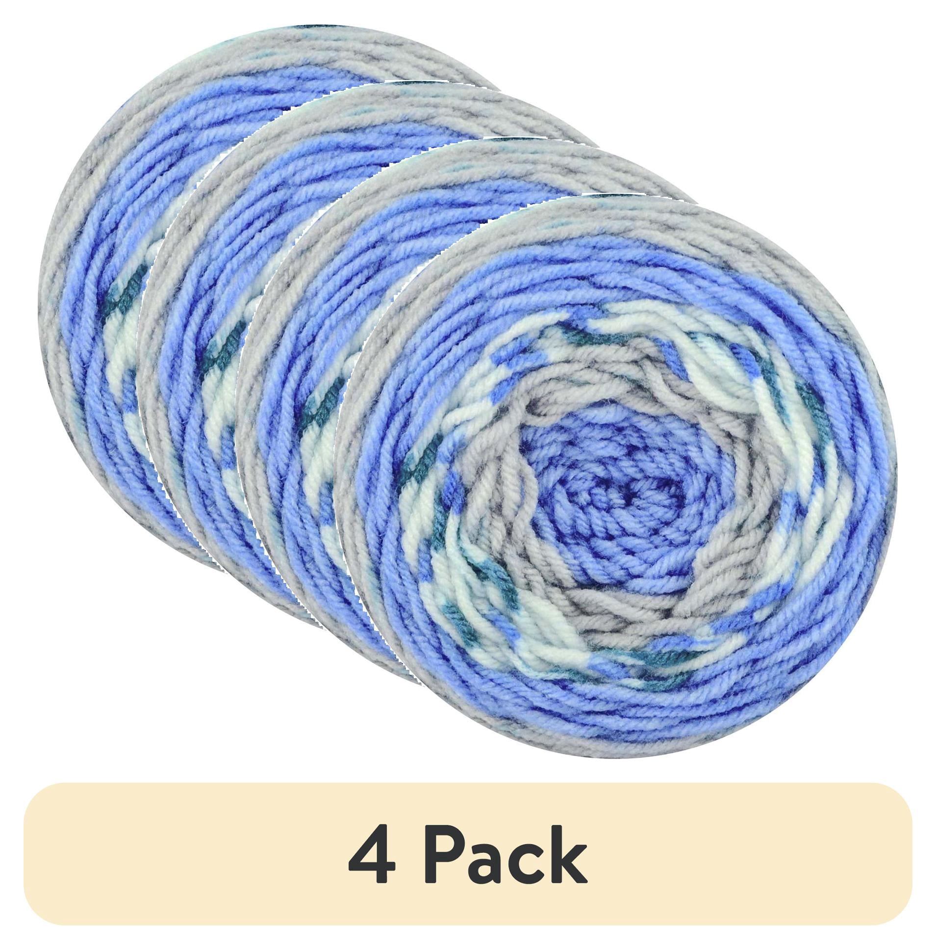 (4 pack) Premier Yarns Sweet Roll Sprinkes Yarn-Periwinkle Sprinkles ...