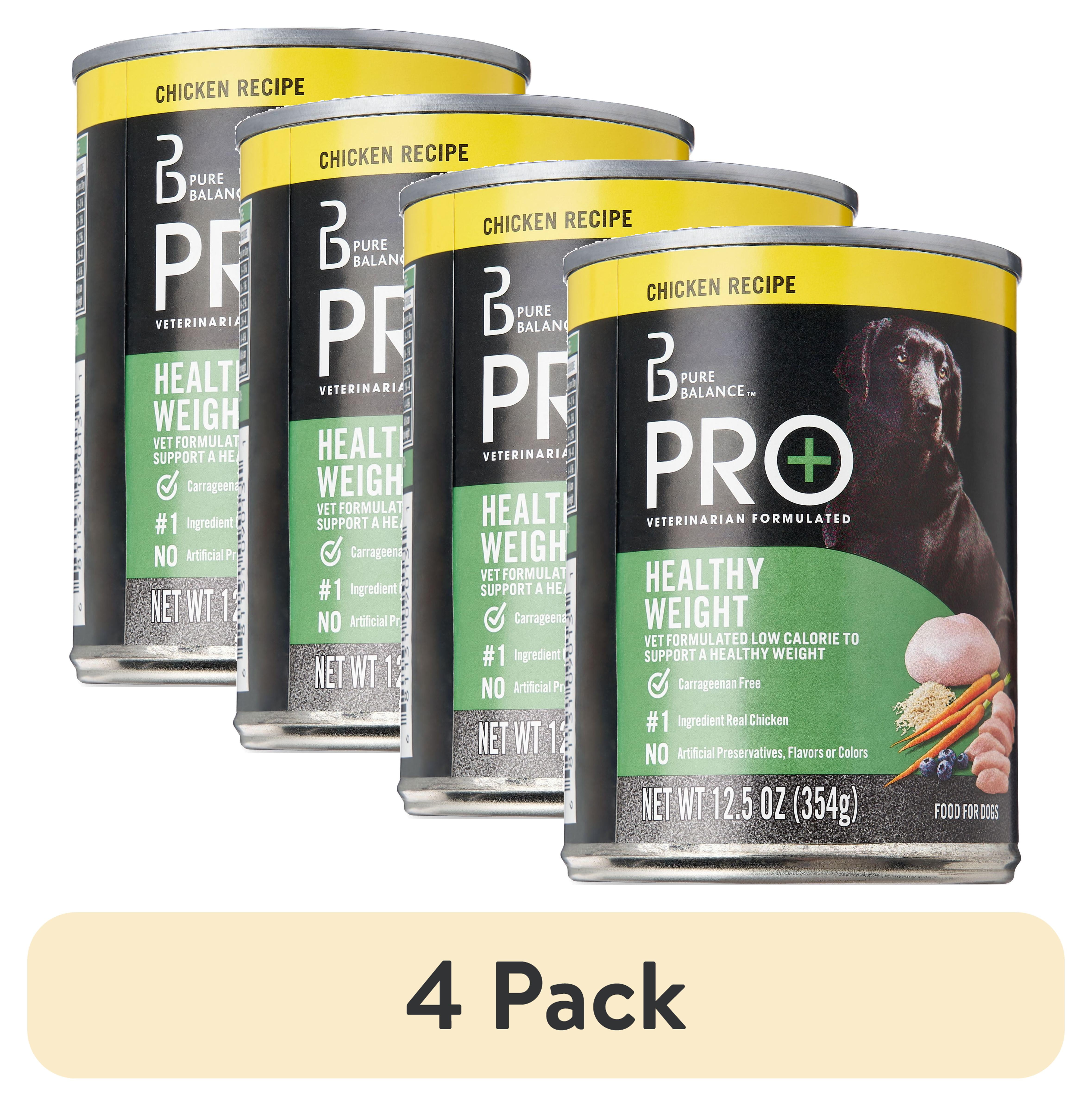 (4 pack) Pure Balance Pro+ Chicken Recipe Wet Dog Food for Healthy ...