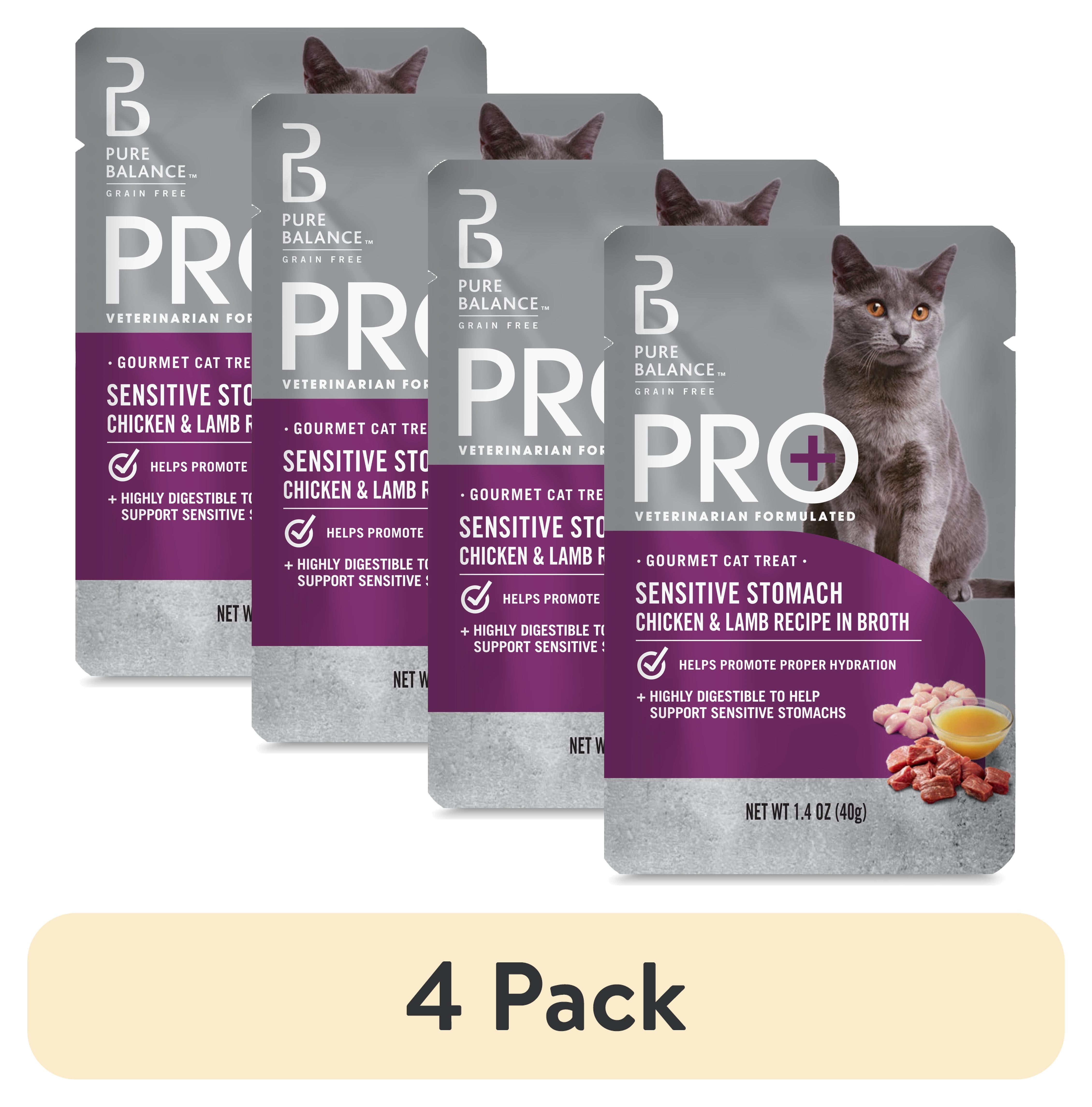 (4 pack) Pure Balance Pro+ Sensitive Stomach Chicken & Lamb Recipe in ...