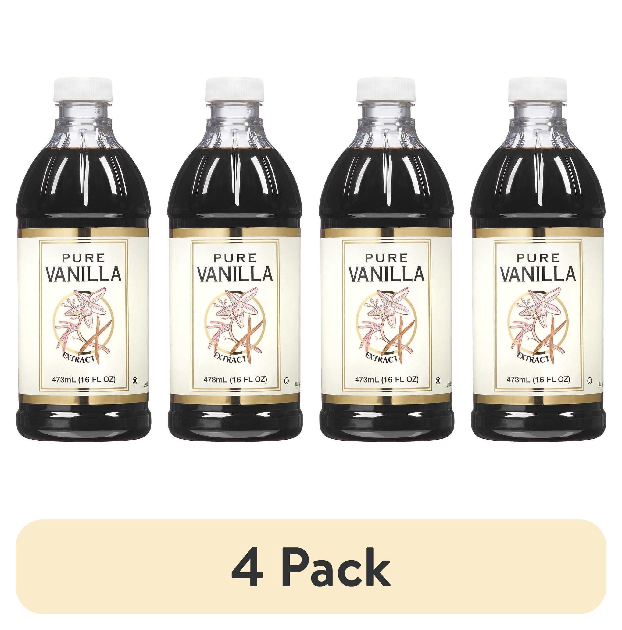 (4 pack) Pure Vanilla Extract 16 Fluid Ounce - Walmart.com