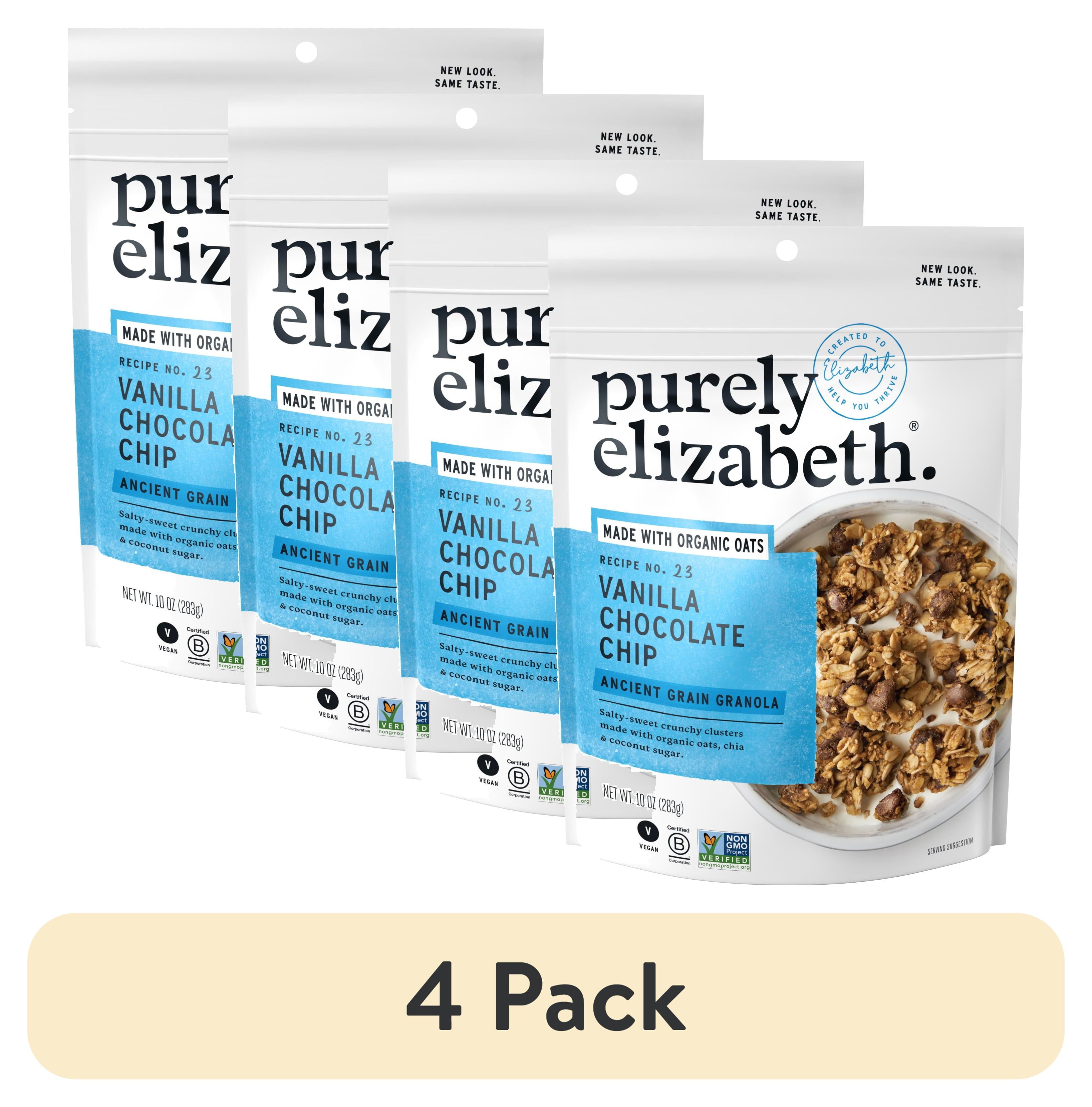 (4 pack) Purely Elizabeth Ancient Grain Granola, Vanilla Chocolate Chip ...