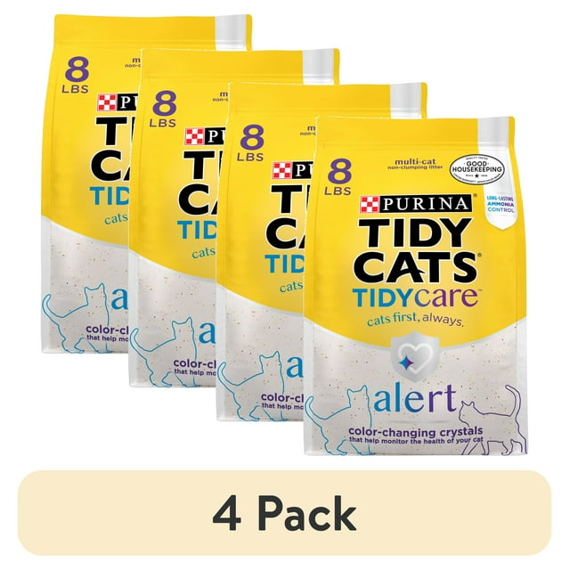 (4 pack) Purina Tidy Cats Tidy Care Alert Health Monitoring Cat Litter ...